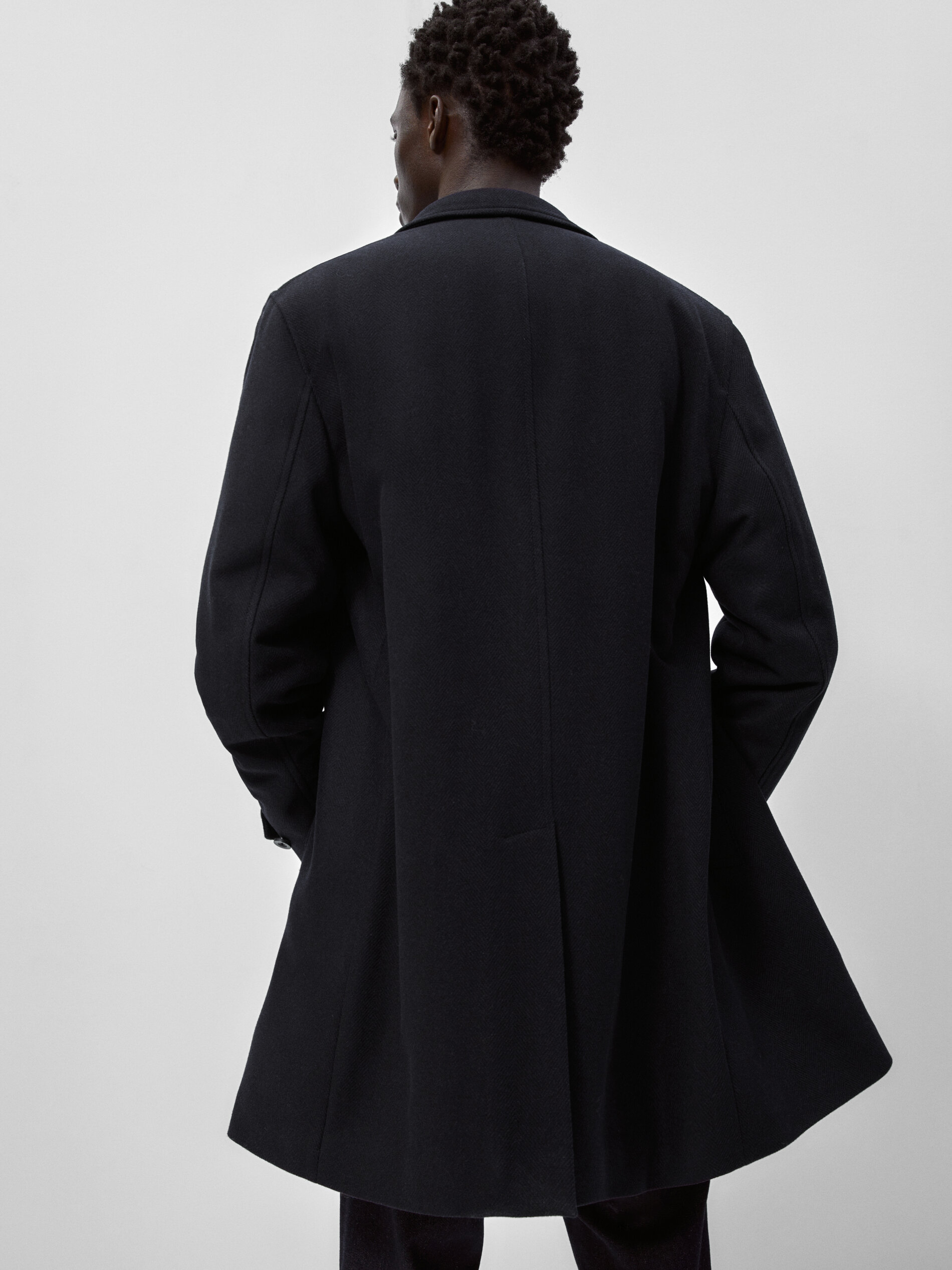 Massimo Dutti Wool Coat With Detachable Hood - Big Apple Buddy