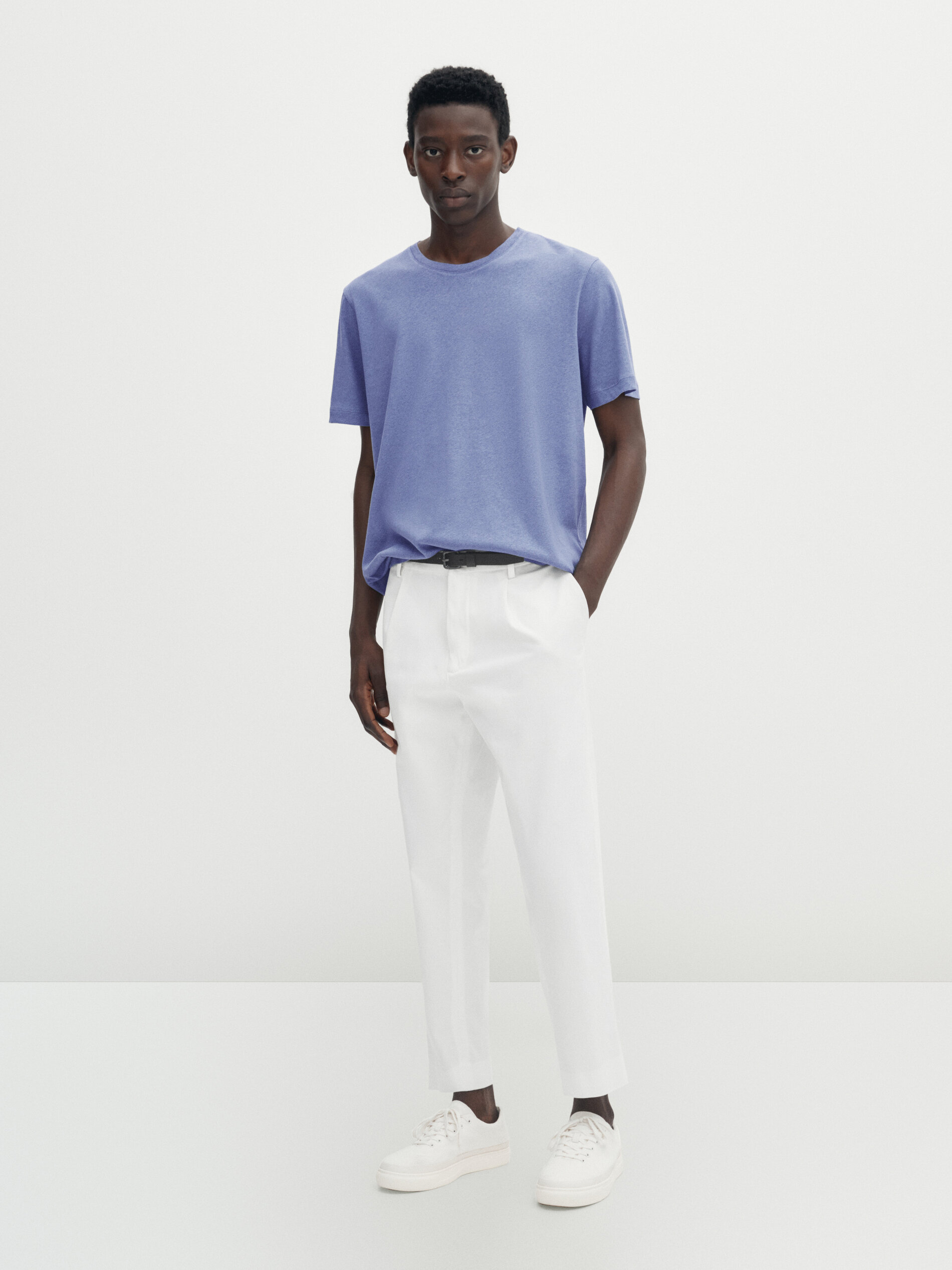 Blue T-shirts - Massimo Dutti United Arab Emirates