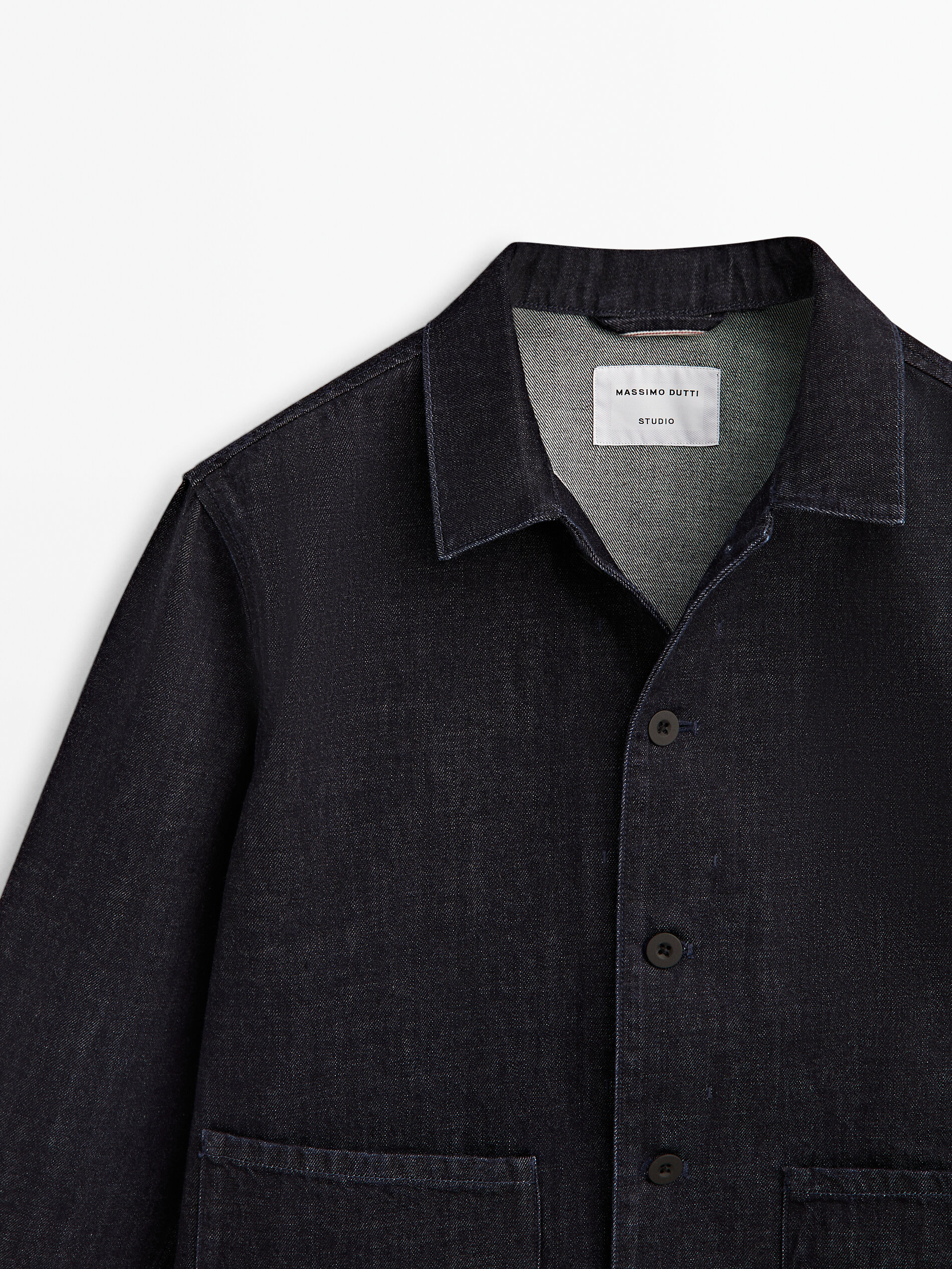 Massimo Dutti Selvedge Denim Overshirt - Studio - Big Apple Buddy