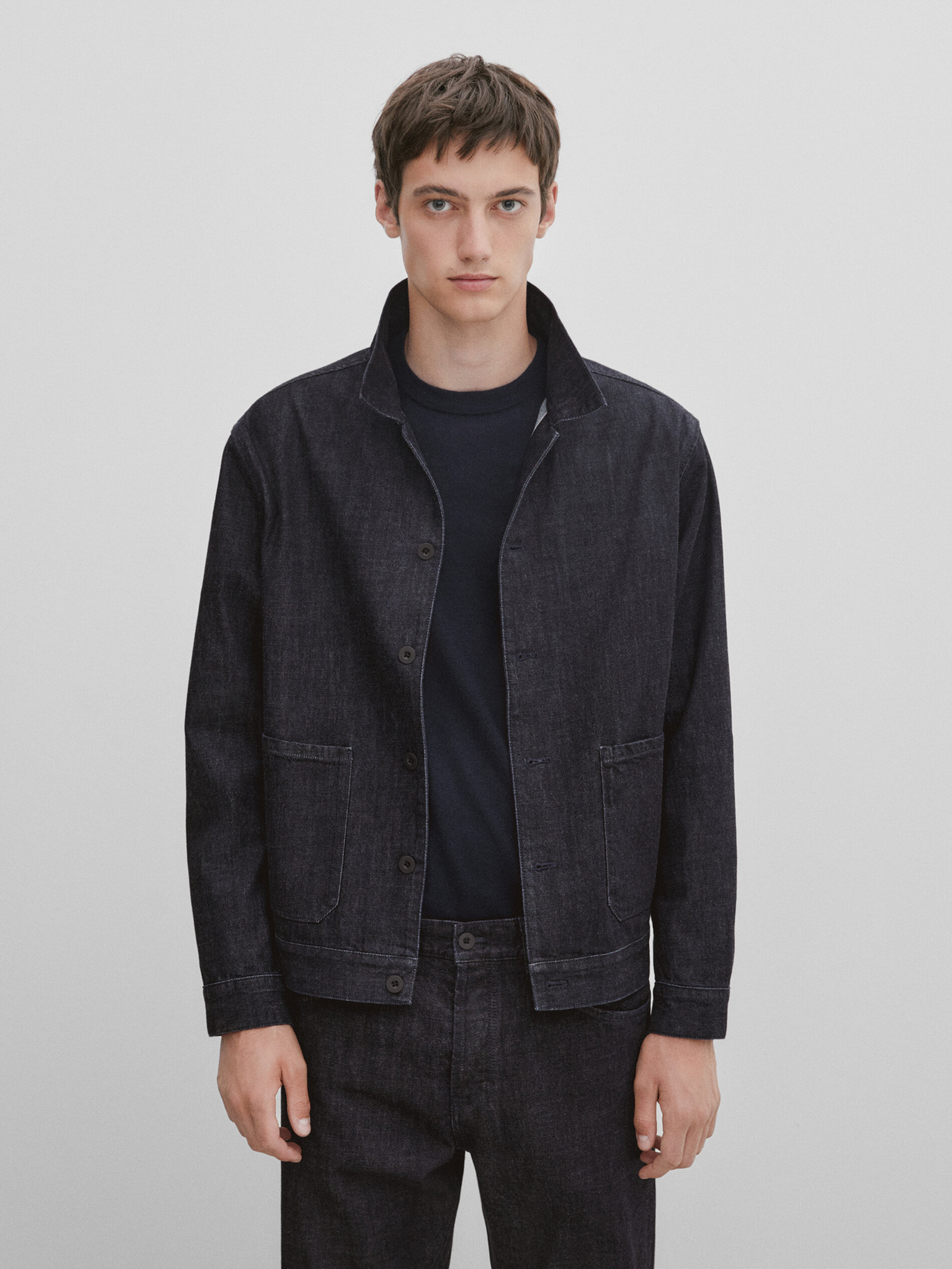 Massimo Dutti Selvedge Denim Overshirt - Studio - Big Apple Buddy