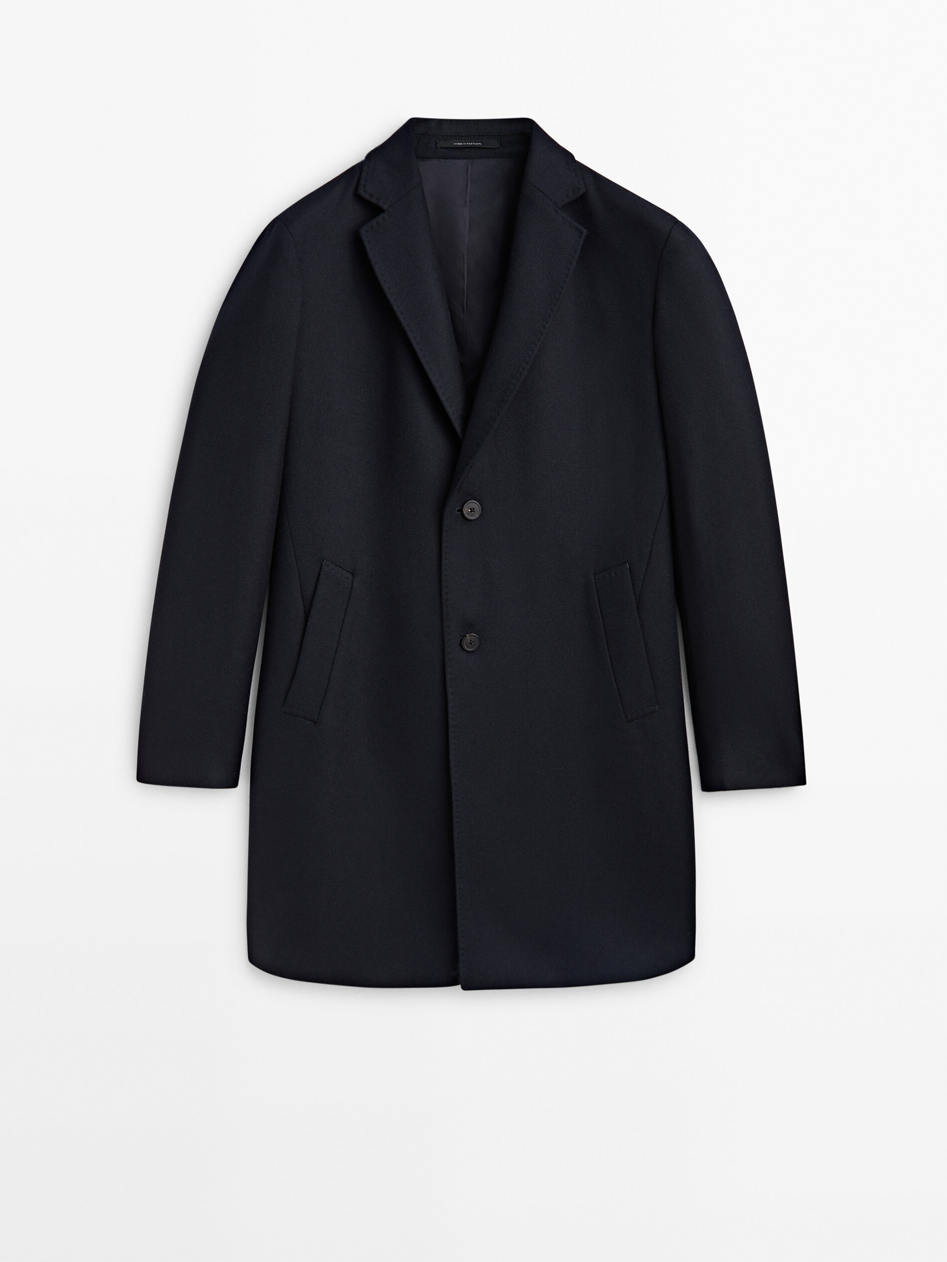 Pallto 100% lesh tuill · Blu E Thellë · Coats And Jackets | Massimo Dutti