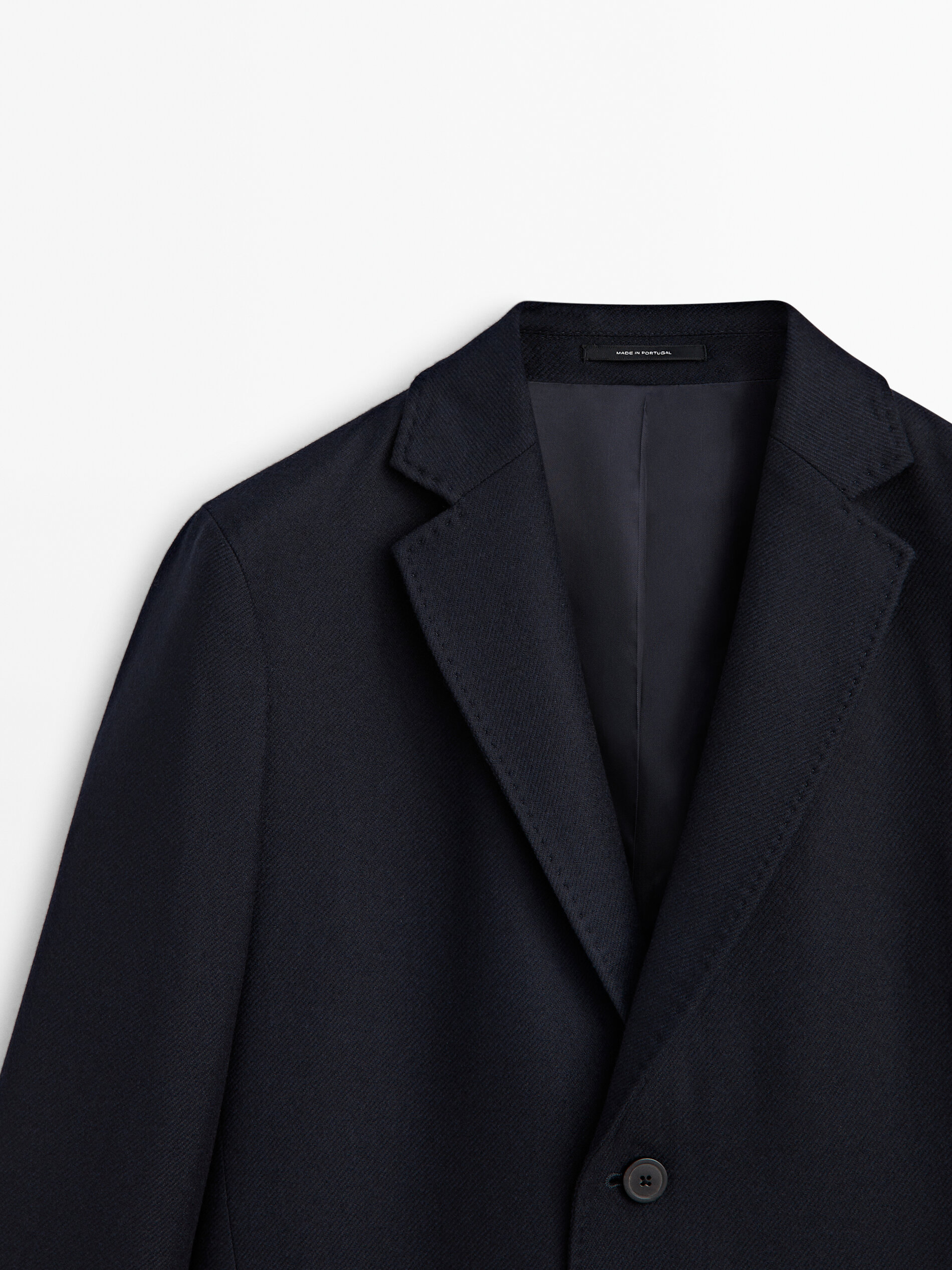 Pallto 100% lesh tuill · Blu E Thellë · Coats And Jackets | Massimo Dutti
