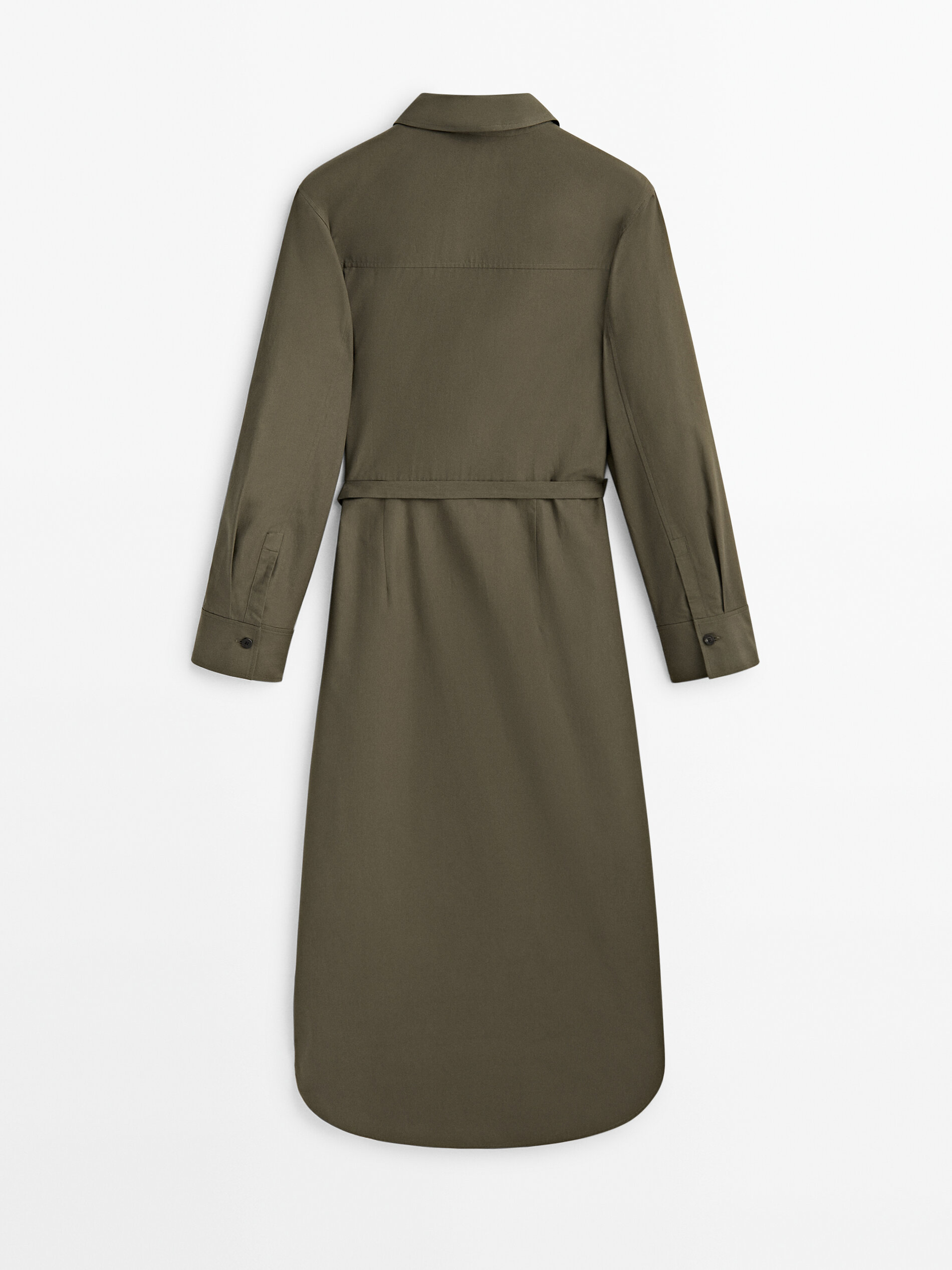 Massimo Dutti Poplin Wrap Dress - Big Apple Buddy