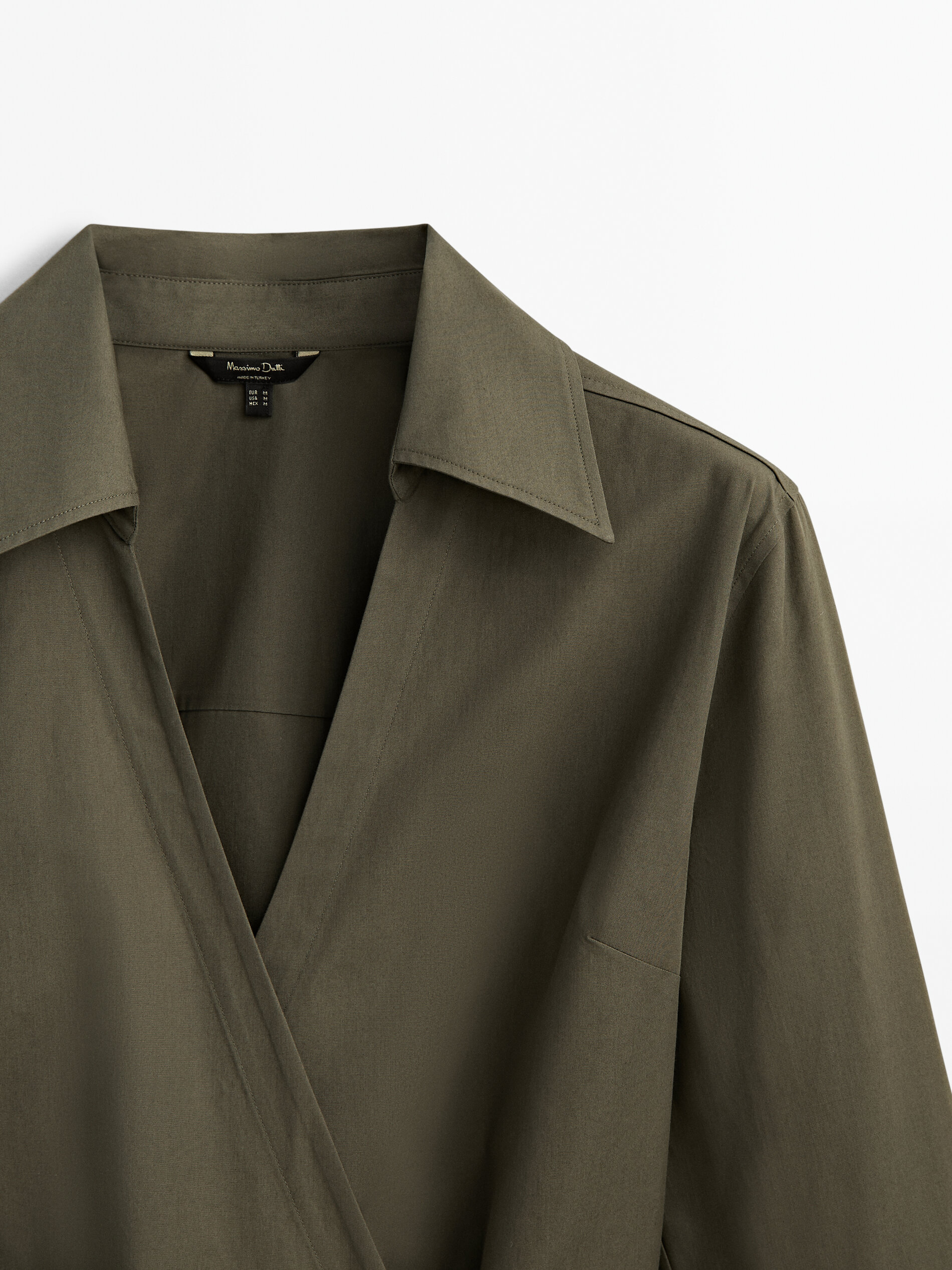 Massimo Dutti Poplin Wrap Dress - Big Apple Buddy