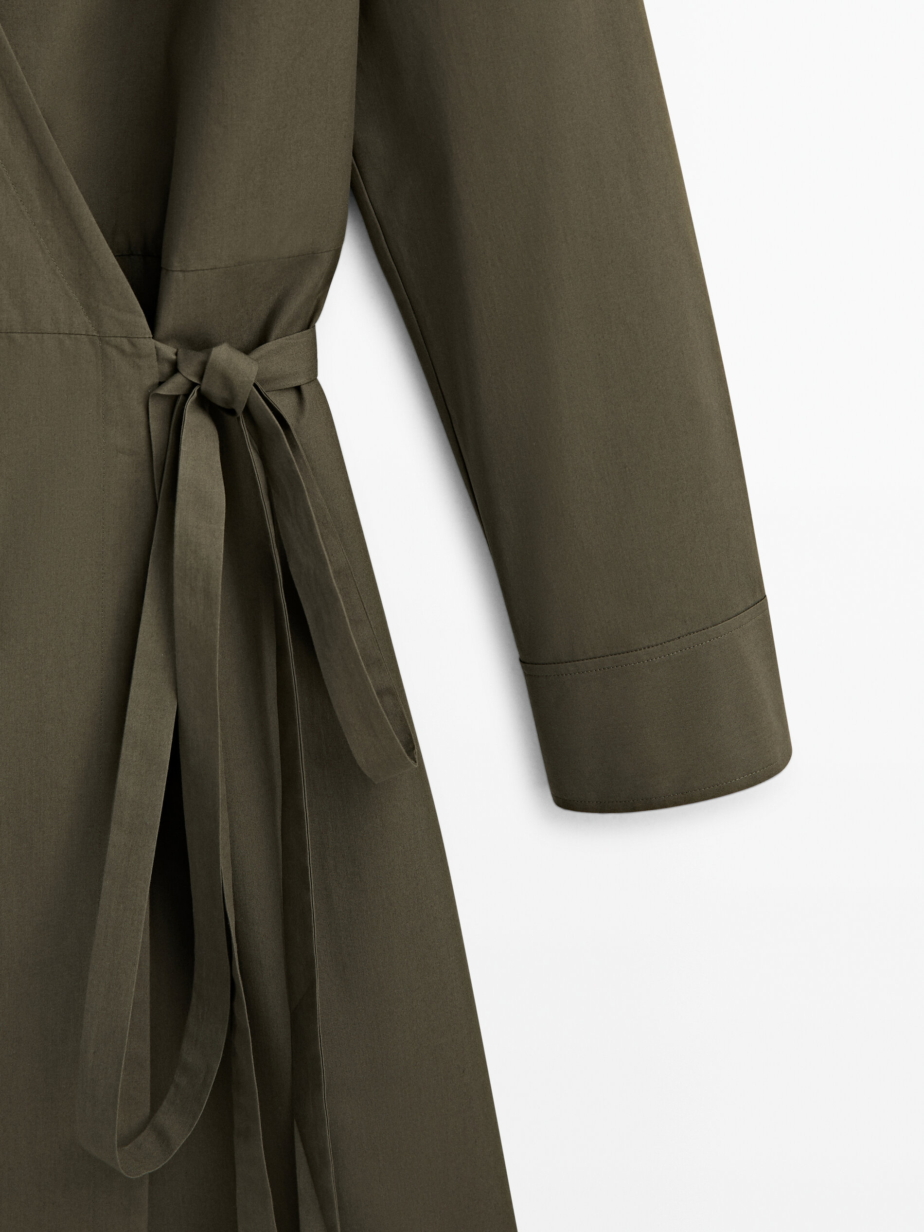 Massimo Dutti Poplin Wrap Dress - Big Apple Buddy