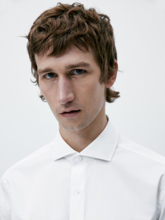 Camisa Easy Iron Slim Fit Massimo Dutti Honduras