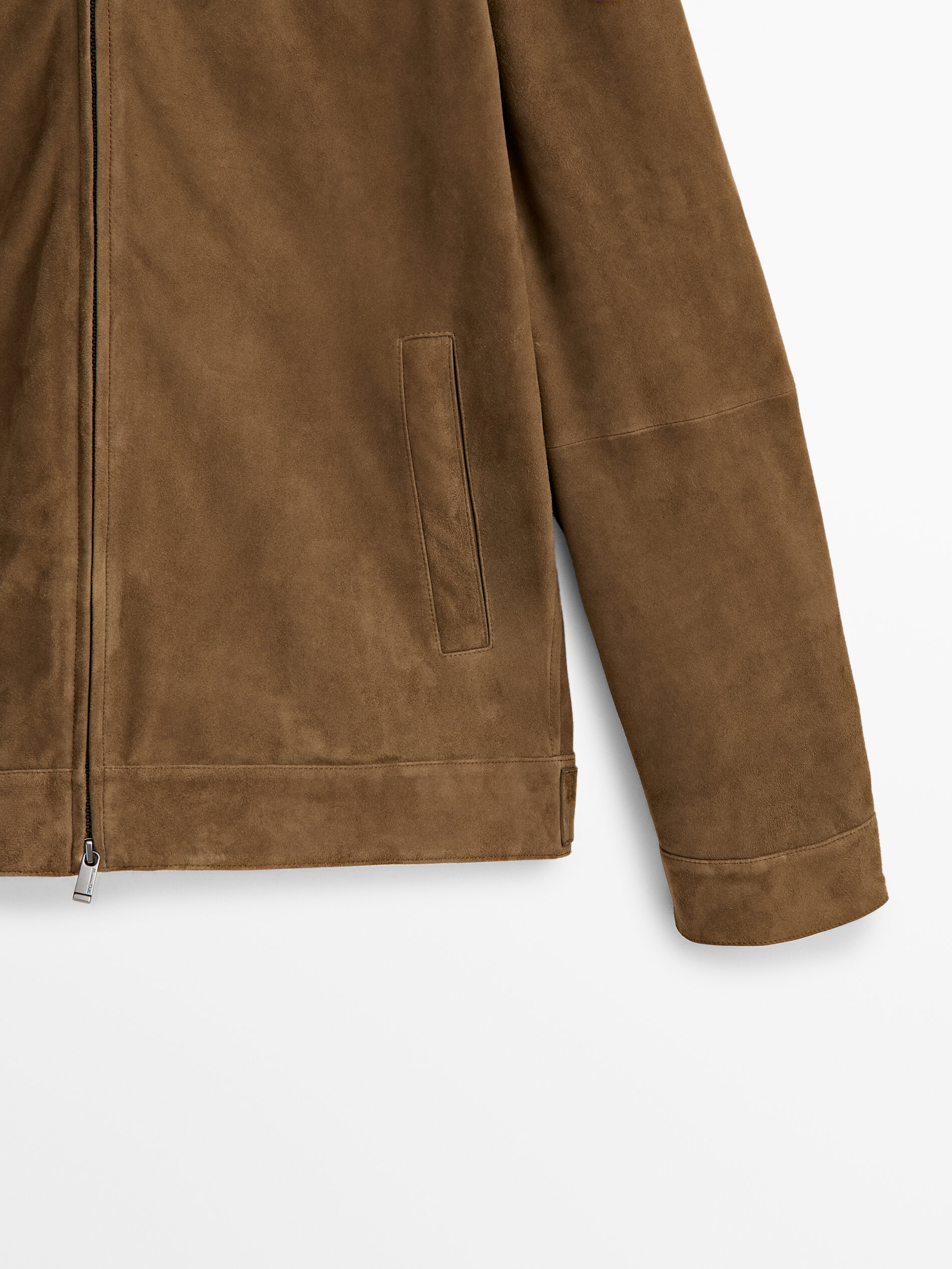 Massimo Dutti Suede Leather Jacket - Big Apple Buddy