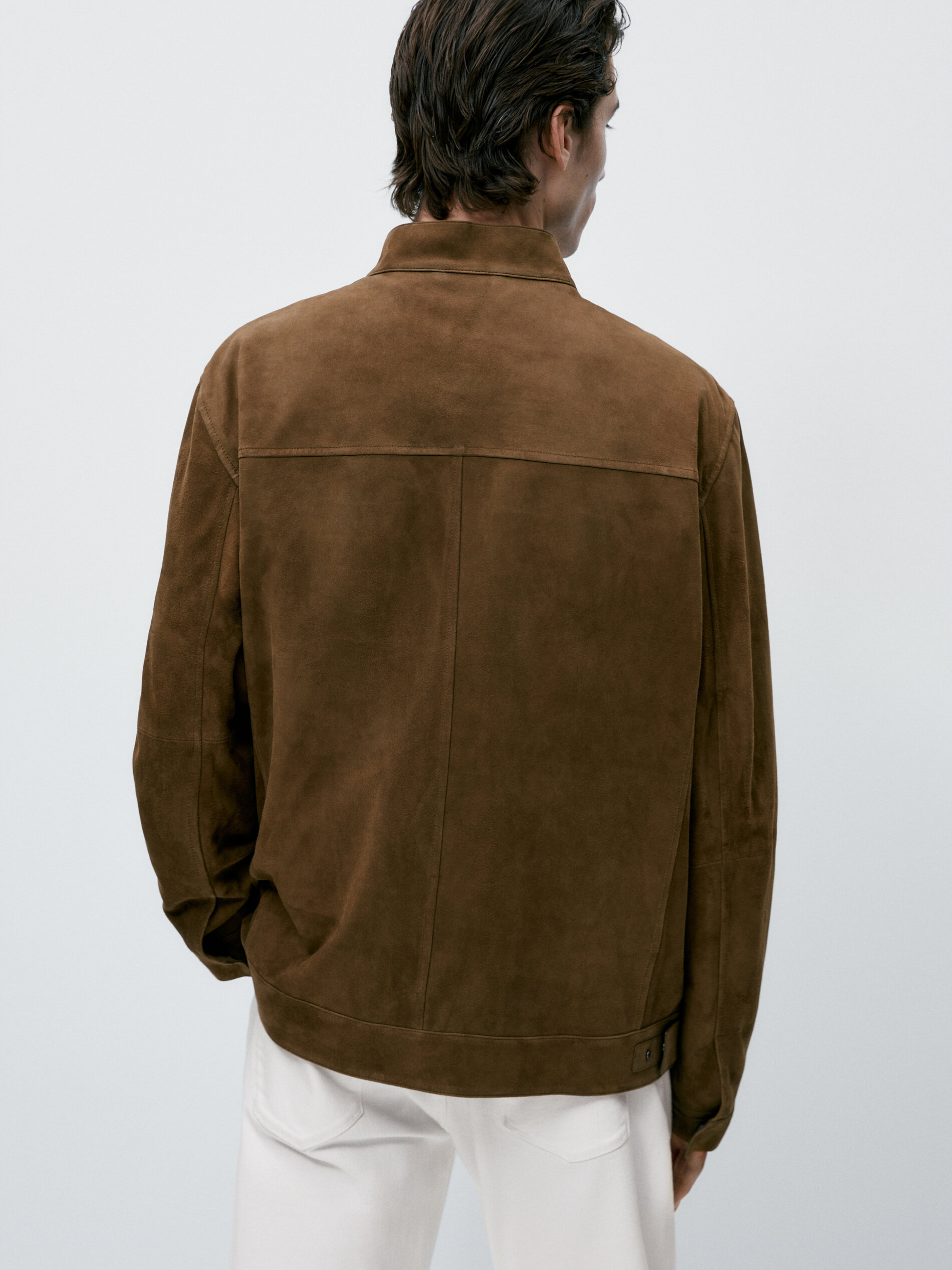 Massimo Dutti Suede Leather Jacket - Big Apple Buddy