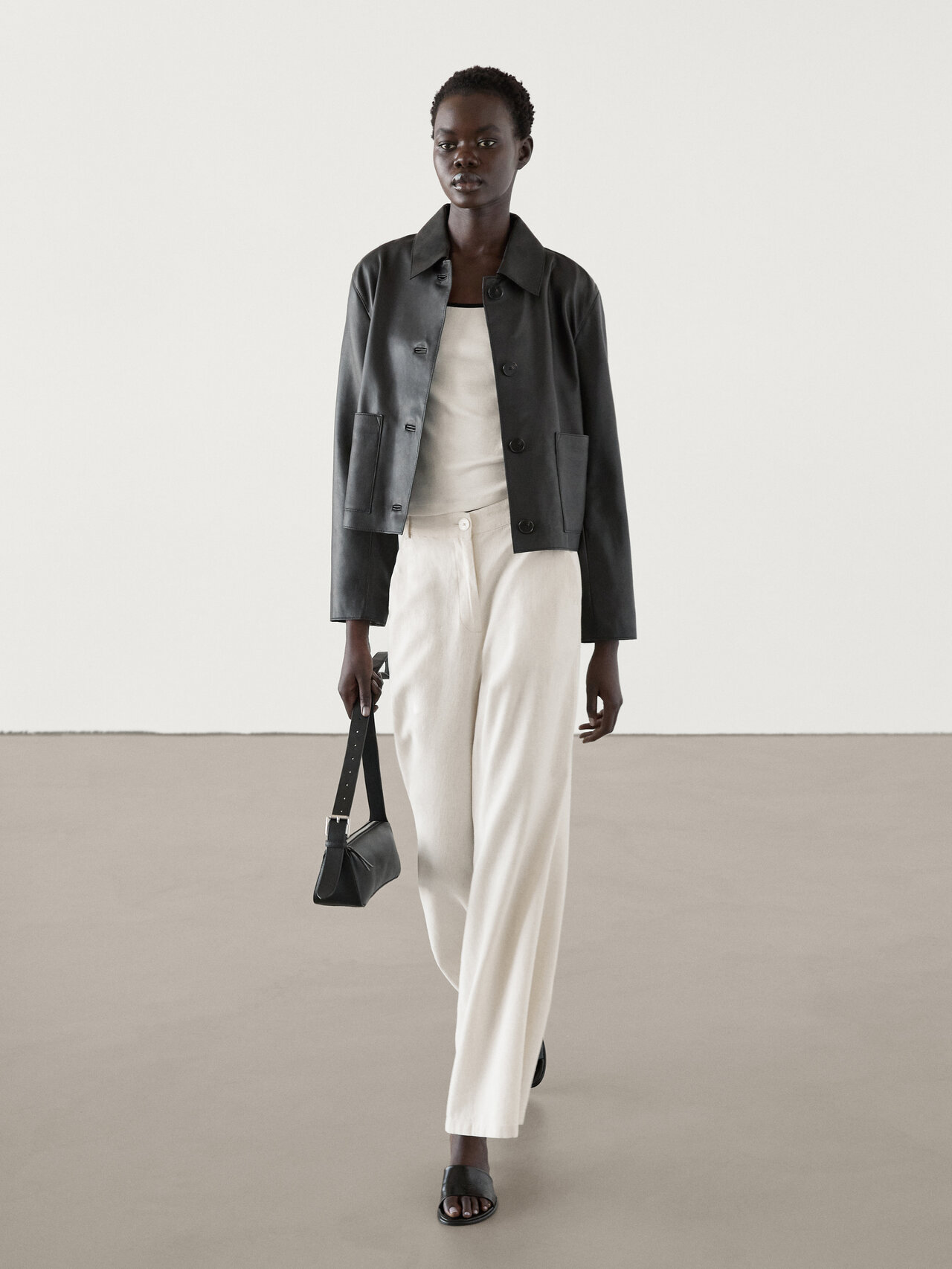 Leather Jackets for Women - Massimo Dutti