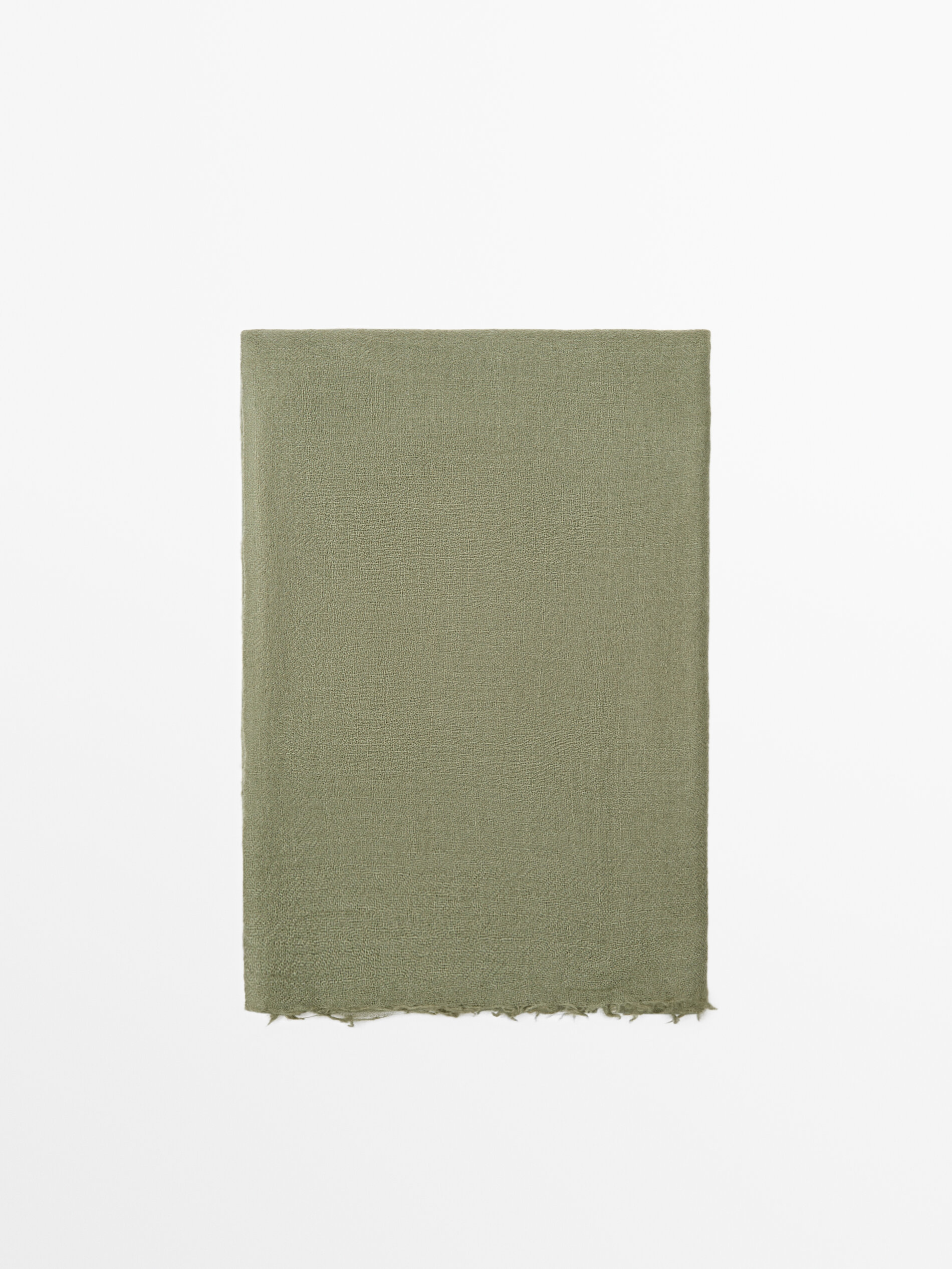 Fular rústico · Verde · Bufandas | Massimo Dutti