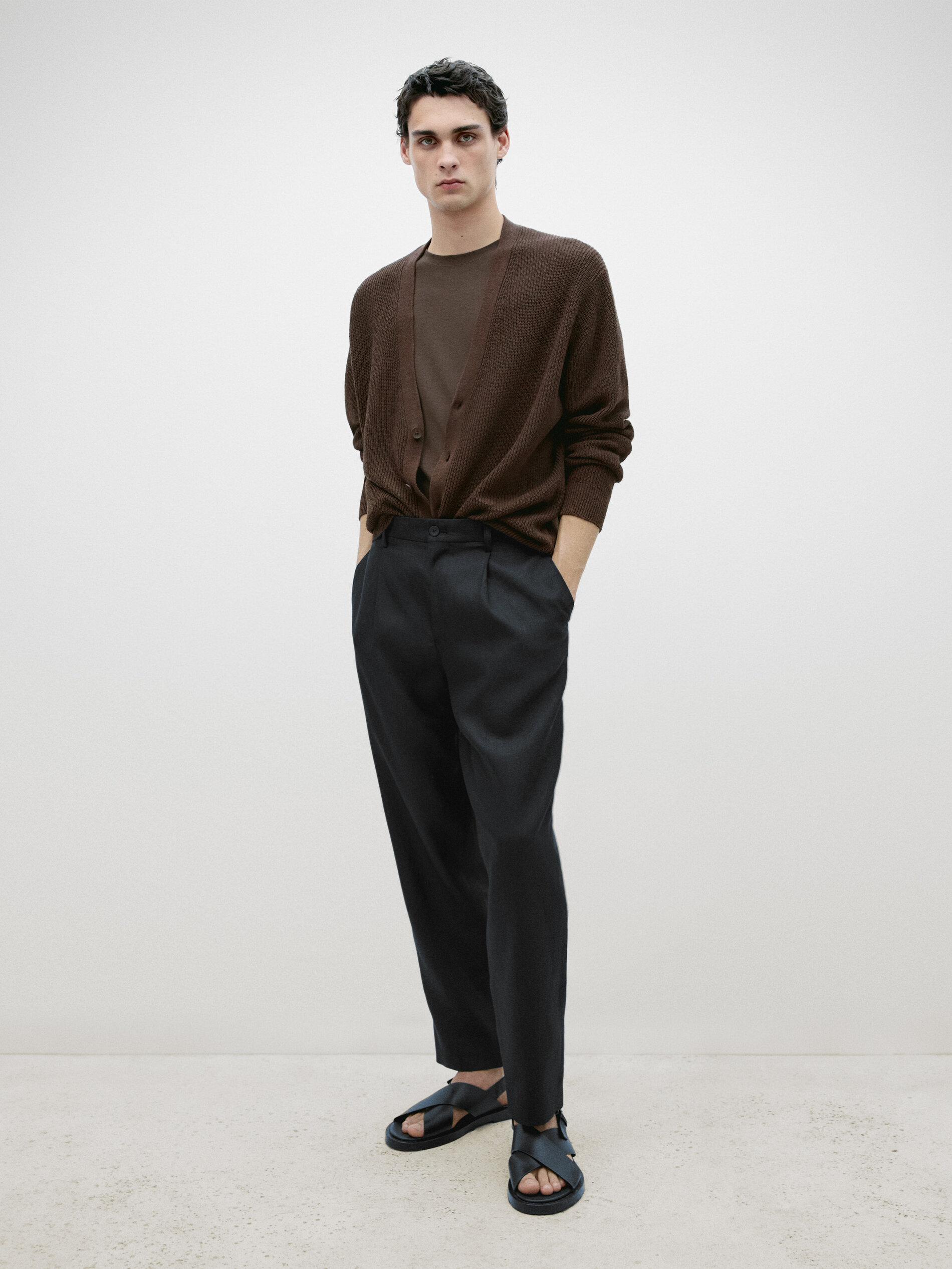 Pleteni kardigan sa dugmićima – Limited Edition - Massimo Dutti Serbia