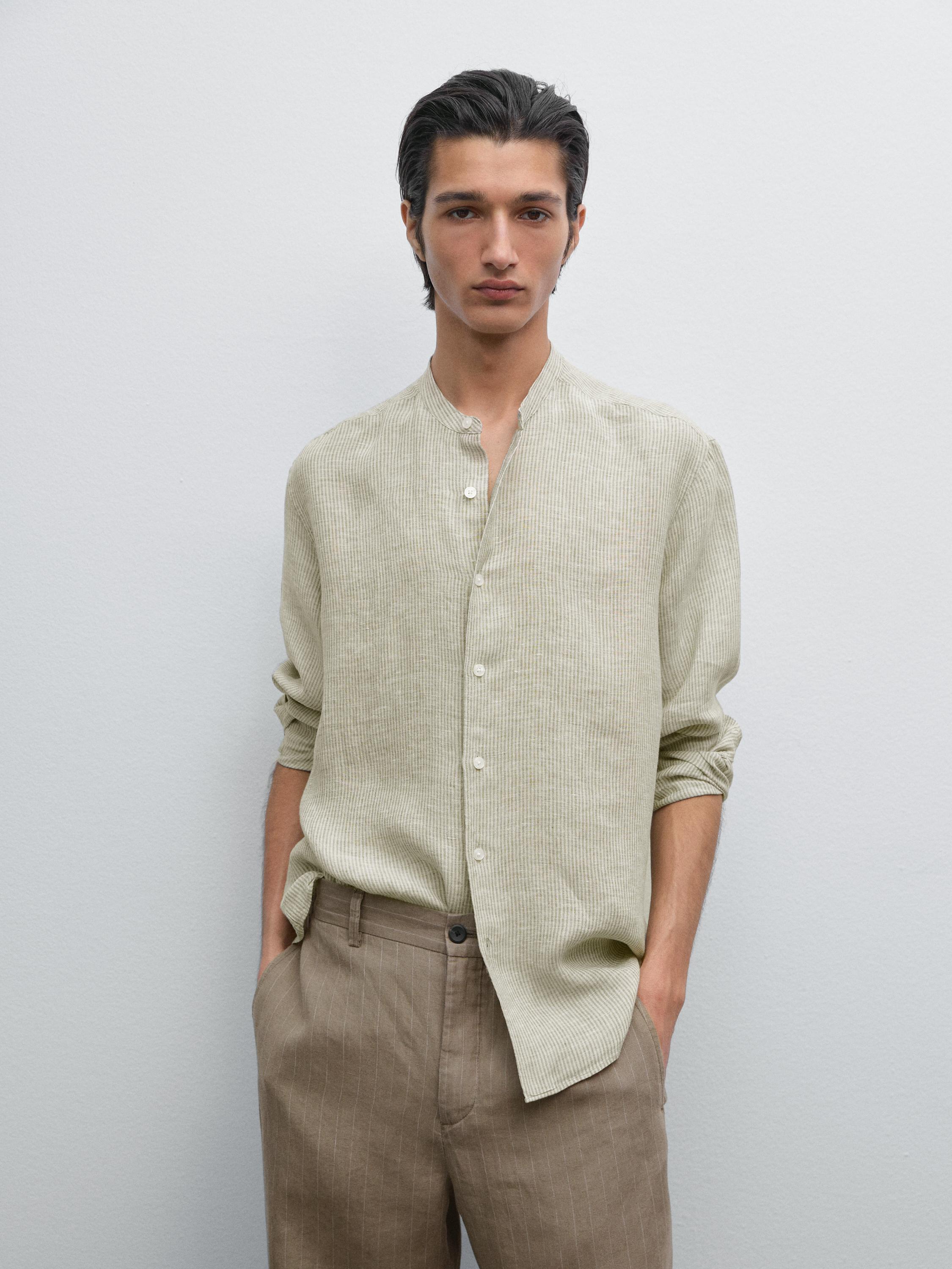 Camisas de linho de Homem - Massimo Dutti - PT