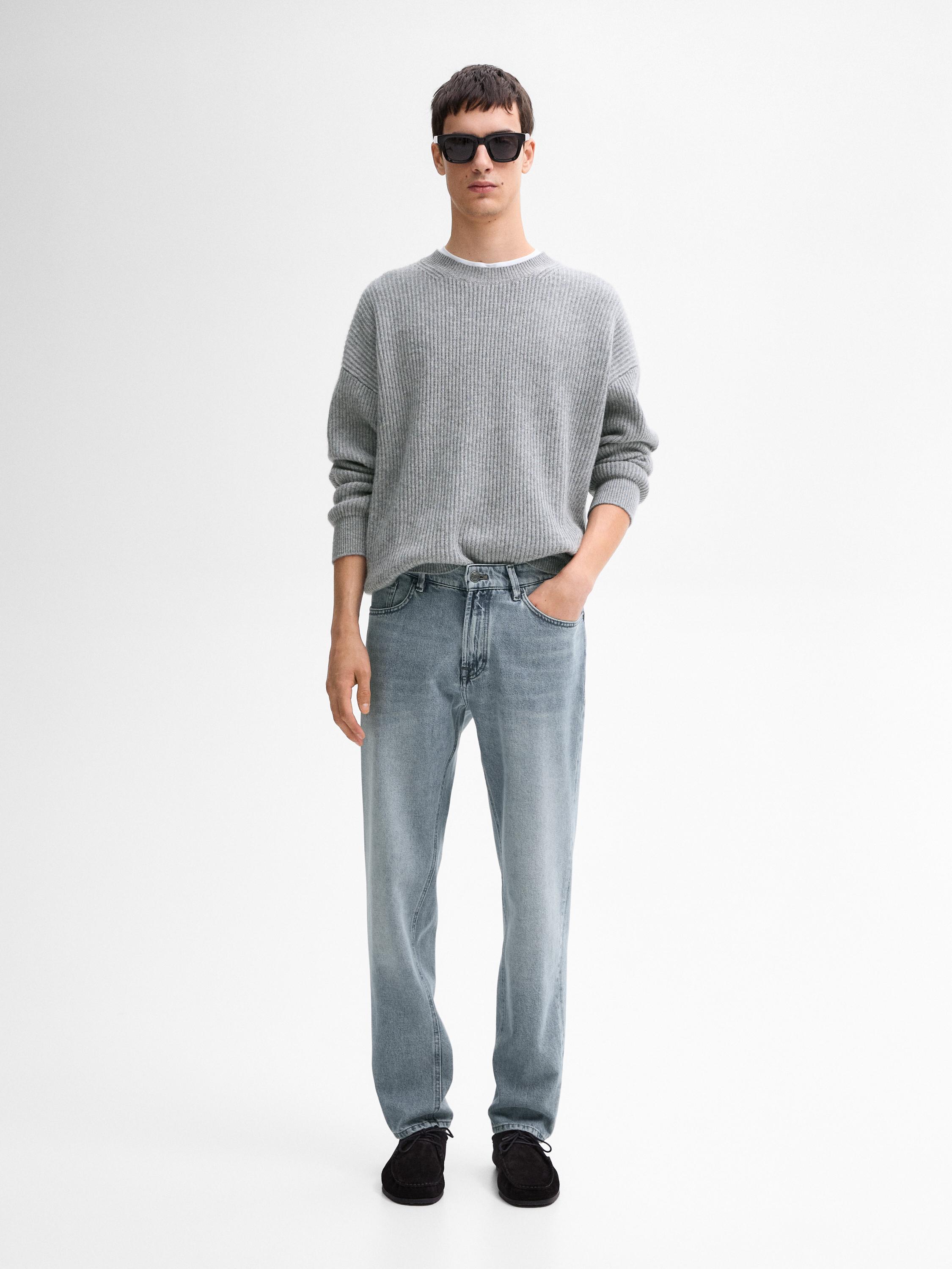 Men's tapered-fit jeans - Massimo Dutti