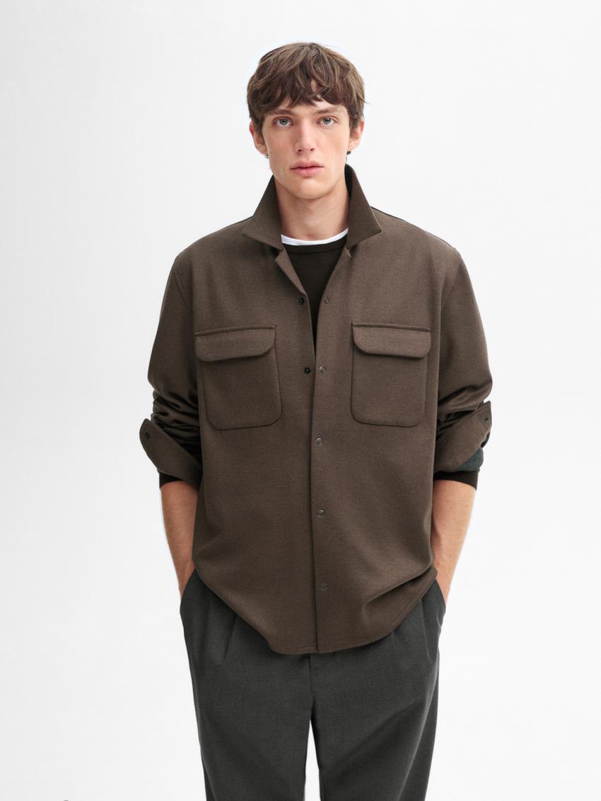 Men's Overshirts - Massimo Dutti - SG