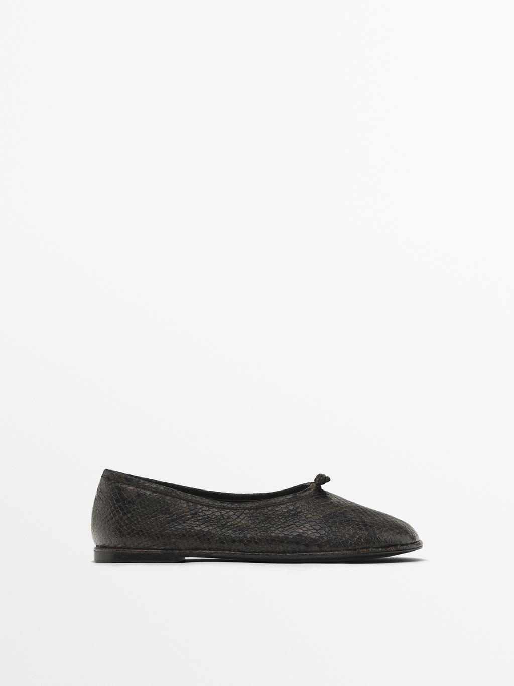 Womens Ballet Flats Massimo Dutti Us