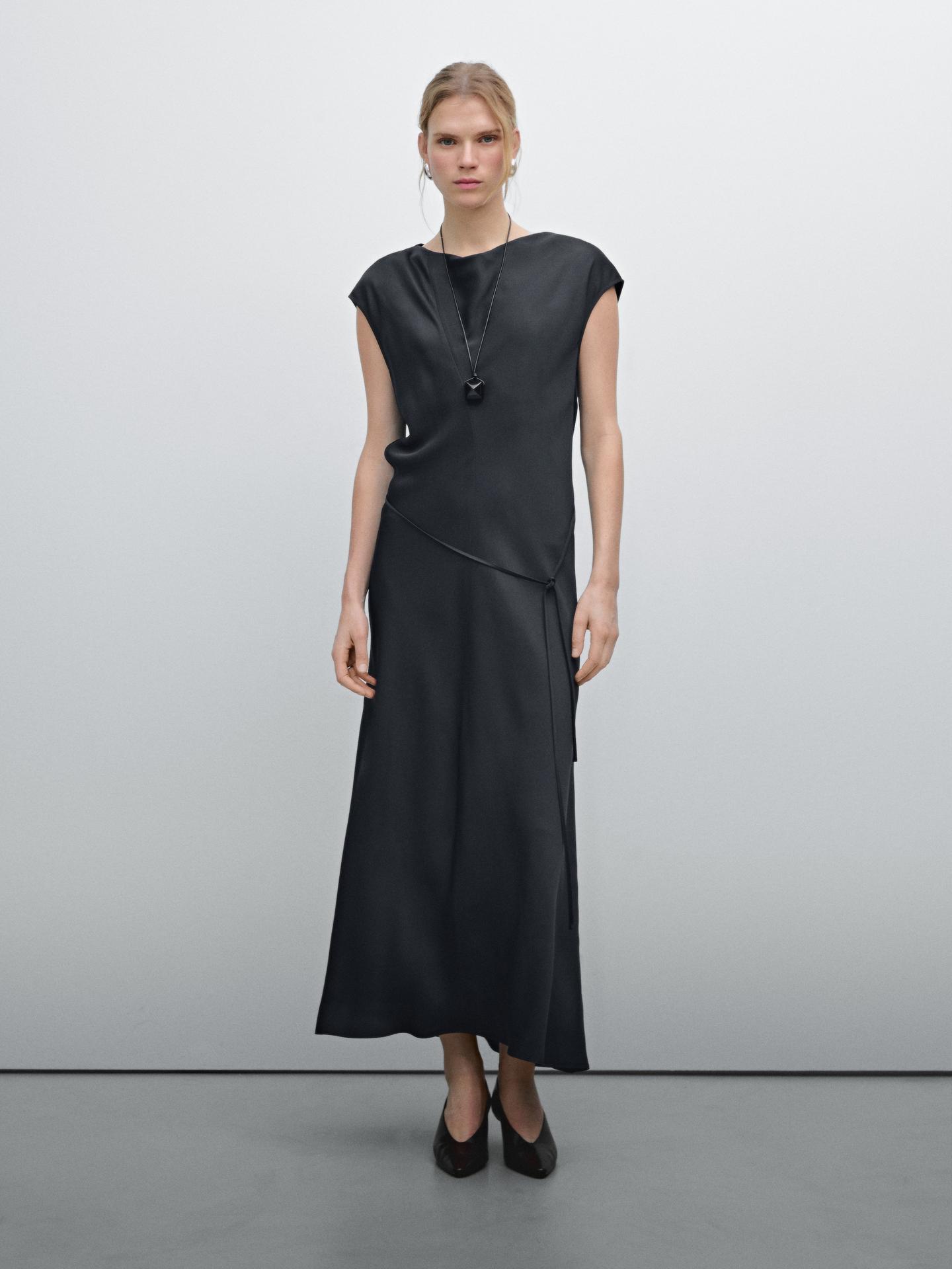 Vestidos largos para mujer - Massimo Dutti - PE