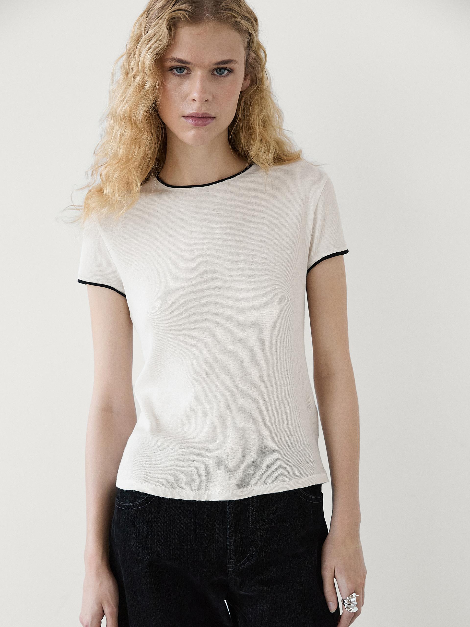 Ženske bele majice - Massimo Dutti