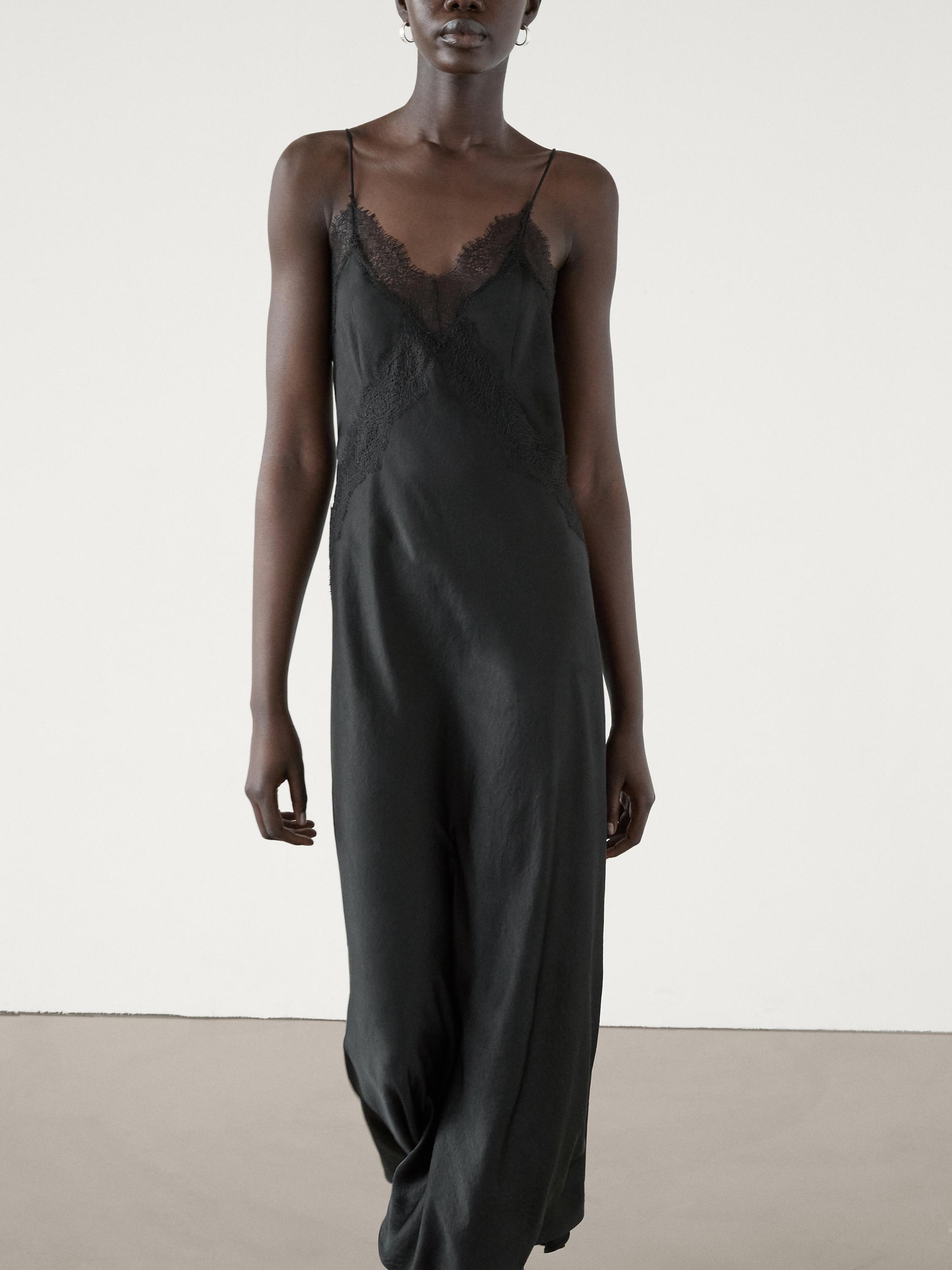 Midi dresses for women - Massimo Dutti