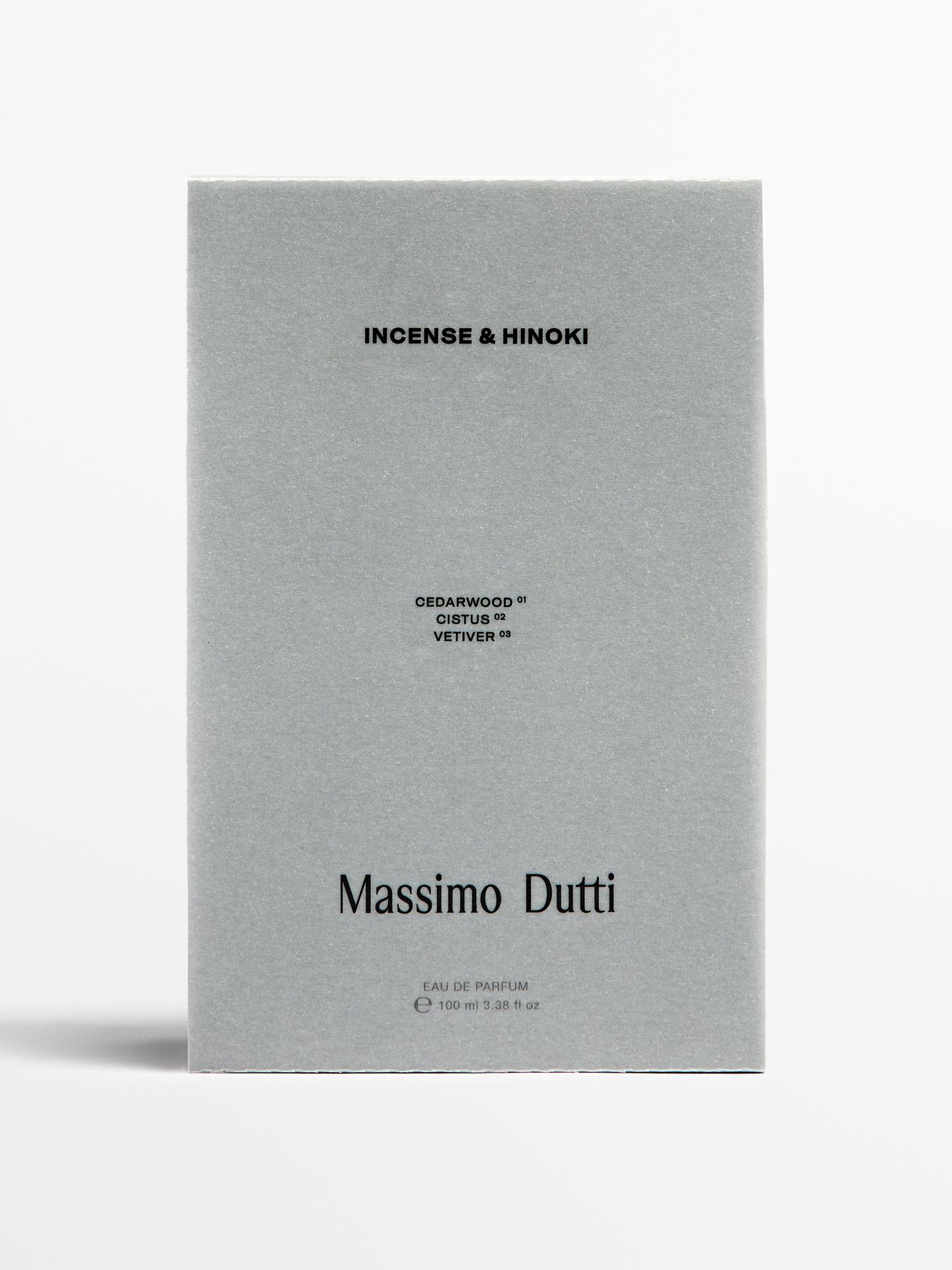 (100 ML) MASSIMO DUTTI INCENSE & HINOKI EAU DE PARFUM · Dark Green ...