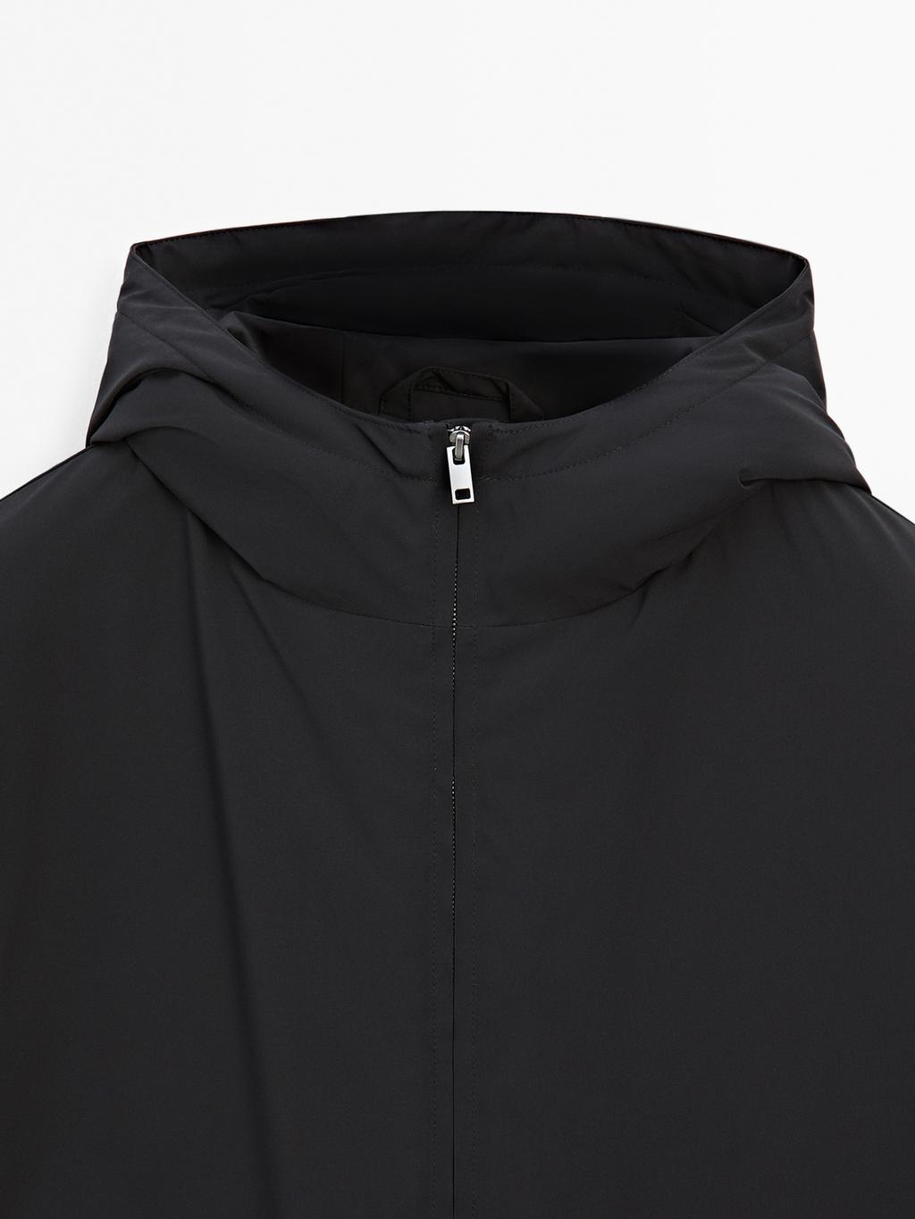 Parka e lehtë me kapuç e mbushur me pupla · Blu E Thellë · Coats And ...