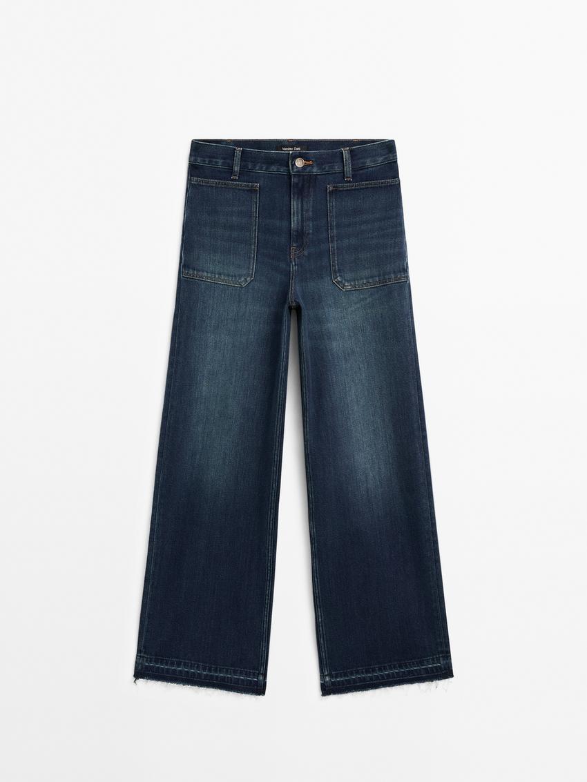 Vaqueros rectos de mujer - Massimo Dutti - ES