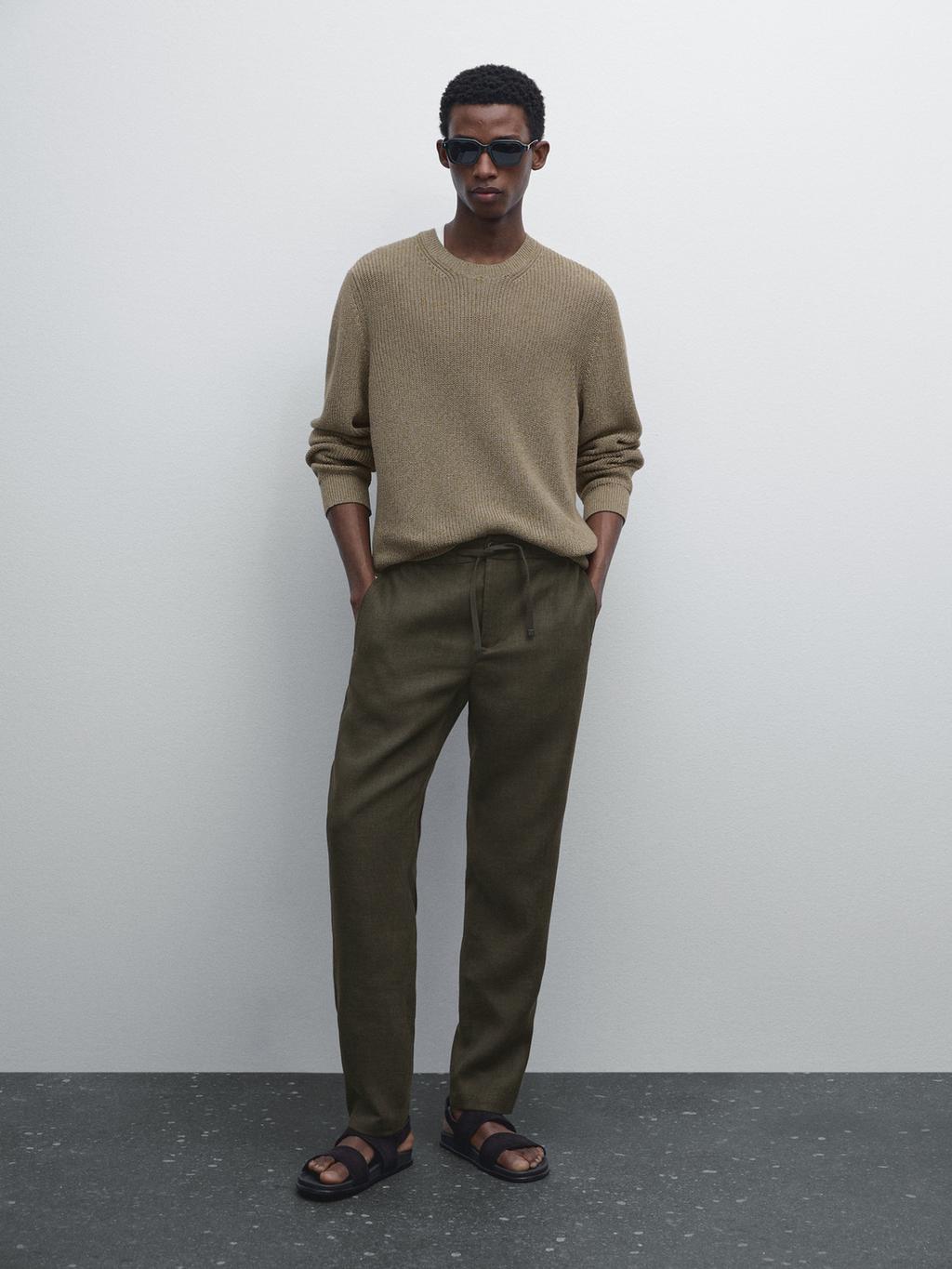 Men's Trousers - Massimo Dutti - GB