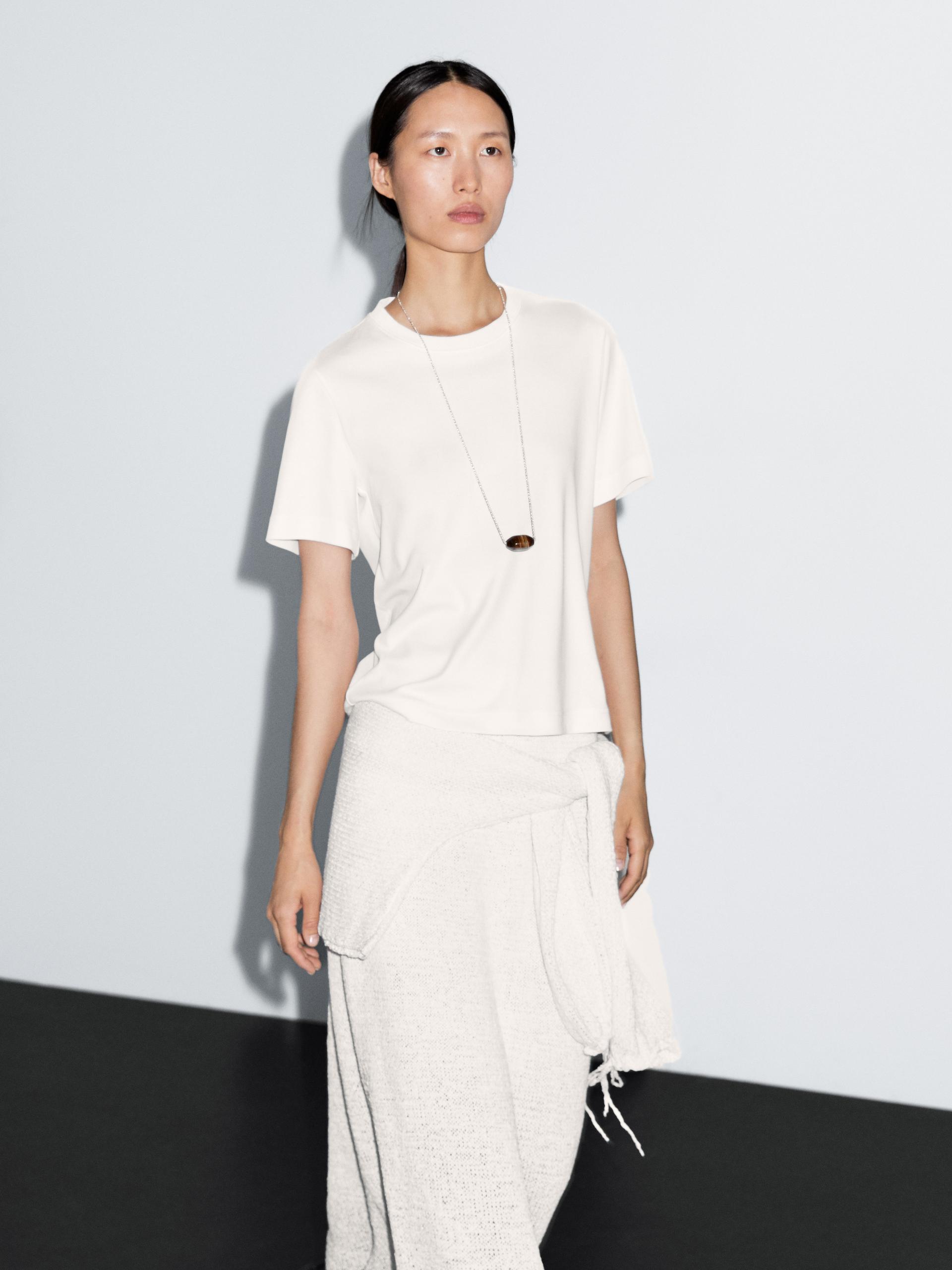 Ženske bele majice - Massimo Dutti - RS