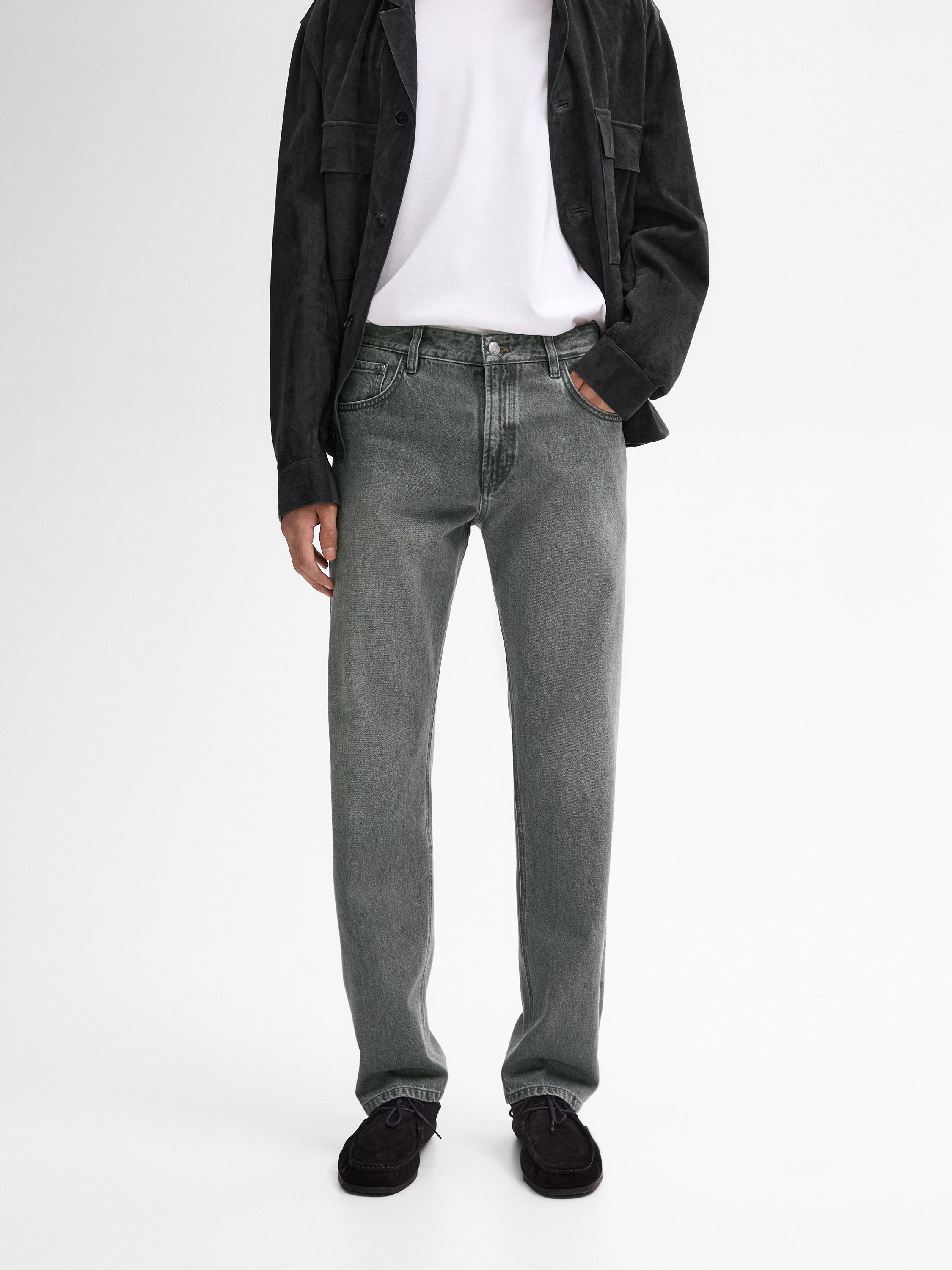 Men's Relaxed Fit Jeans - Massimo Dutti - US