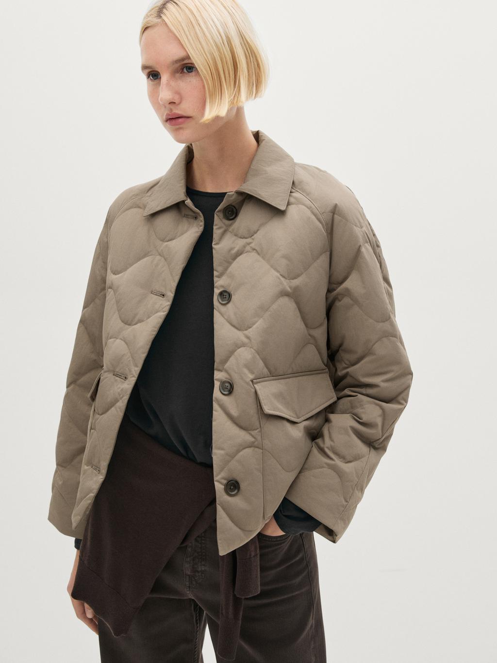 Women's Quilted Jackets - Massimo Dutti