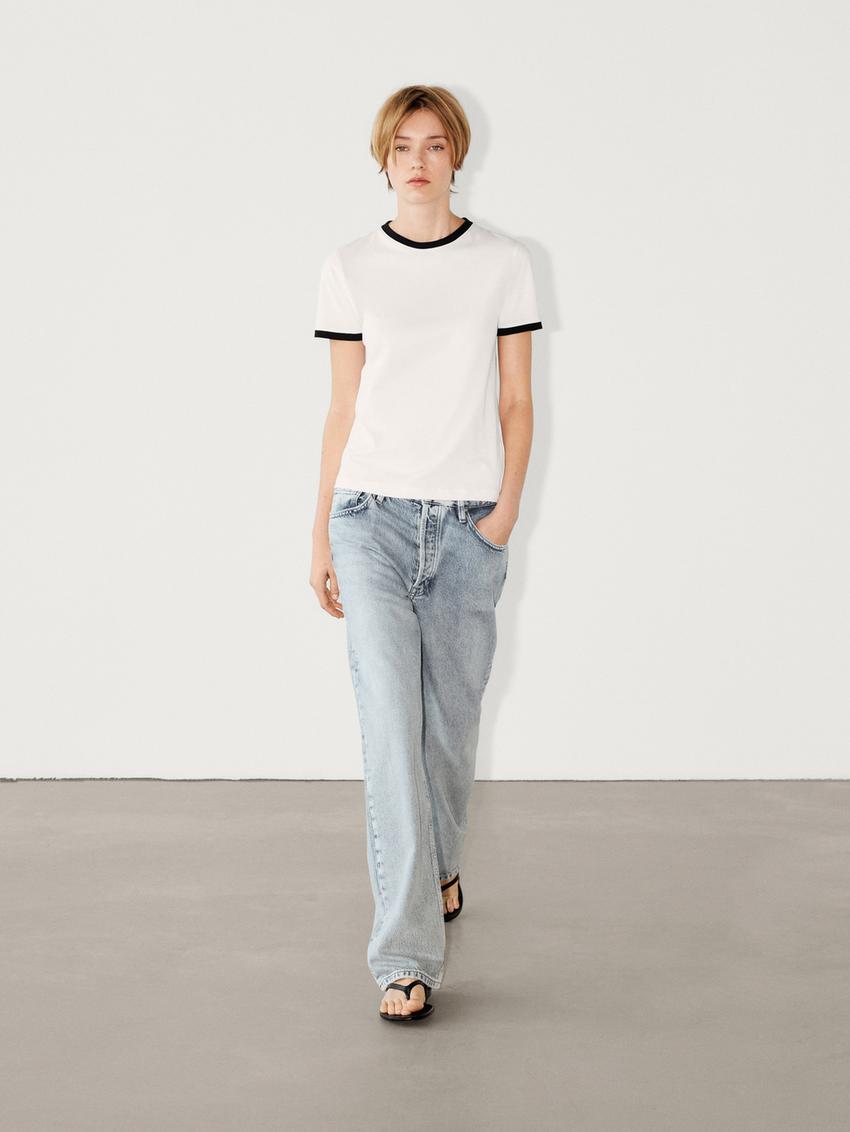 Ženske bele majice - Massimo Dutti