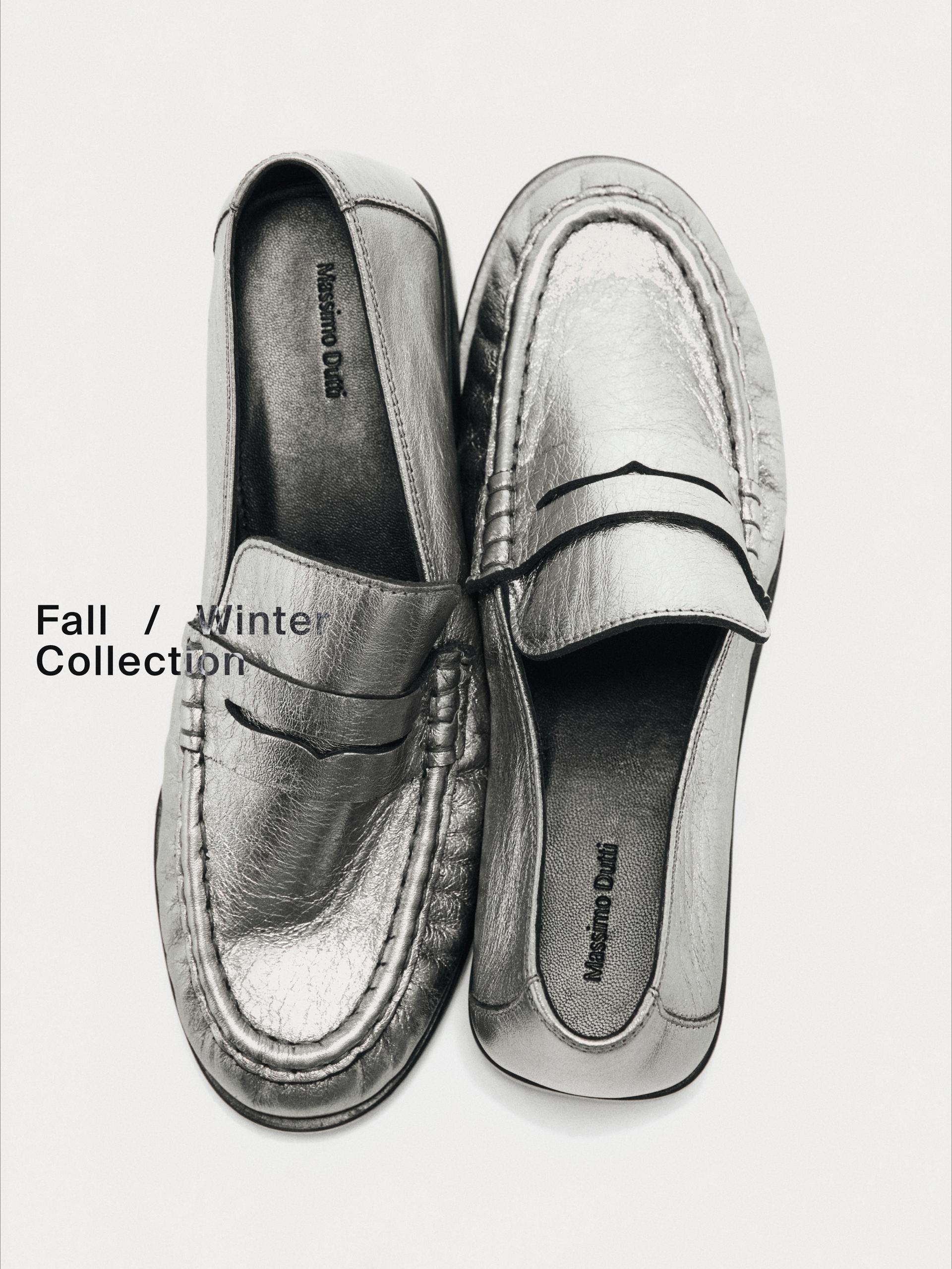Womens Flat Shoes - Massimo Dutti