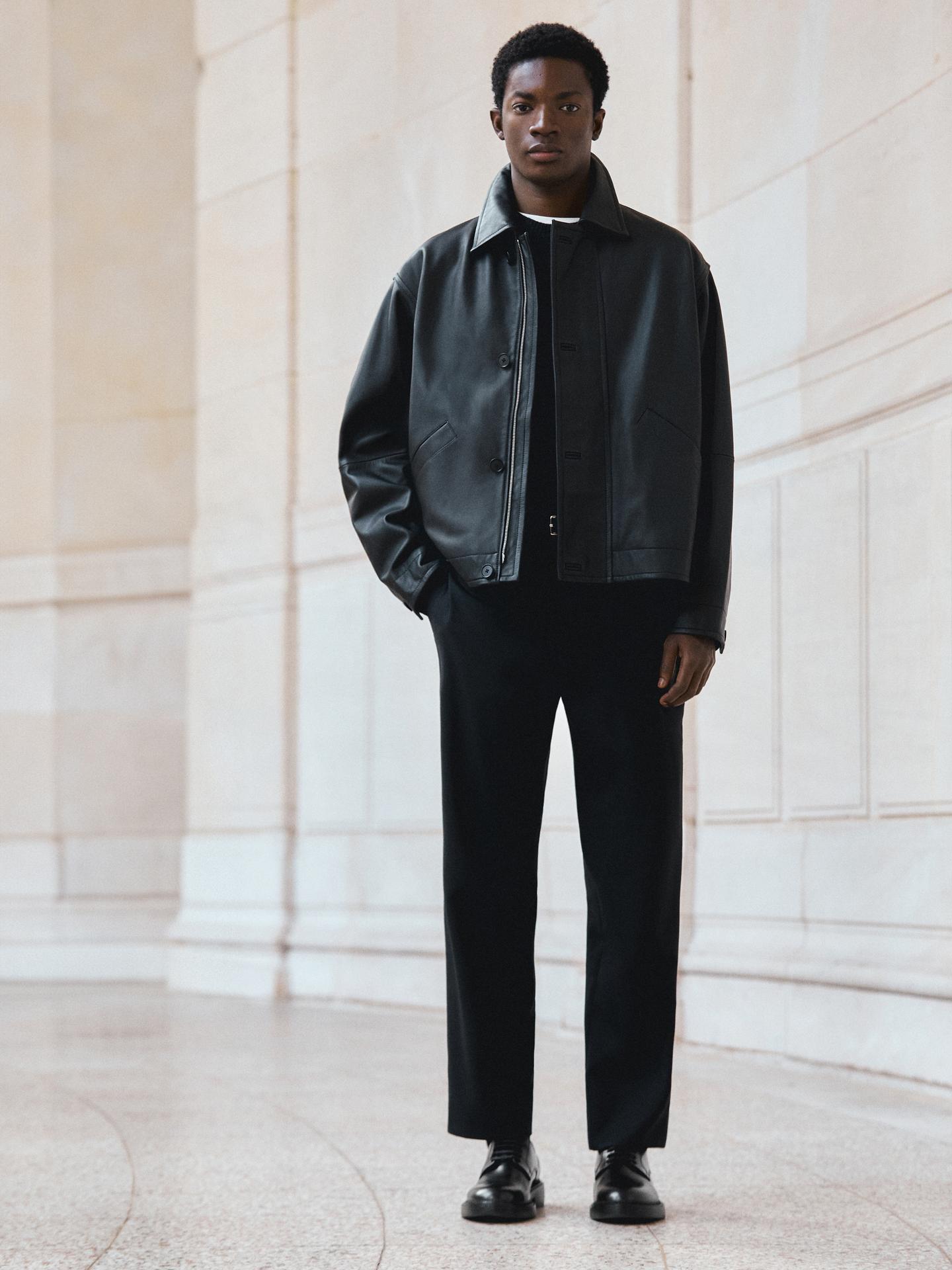 Men's Leather Jackets - Massimo Dutti