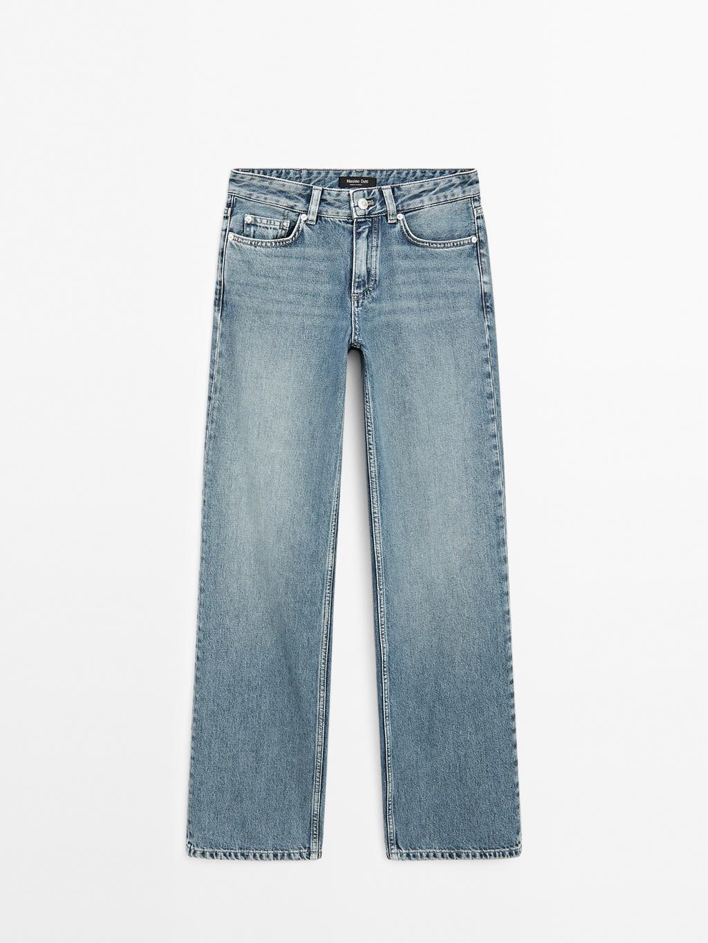 Vaqueros rectos de mujer - Massimo Dutti - ES