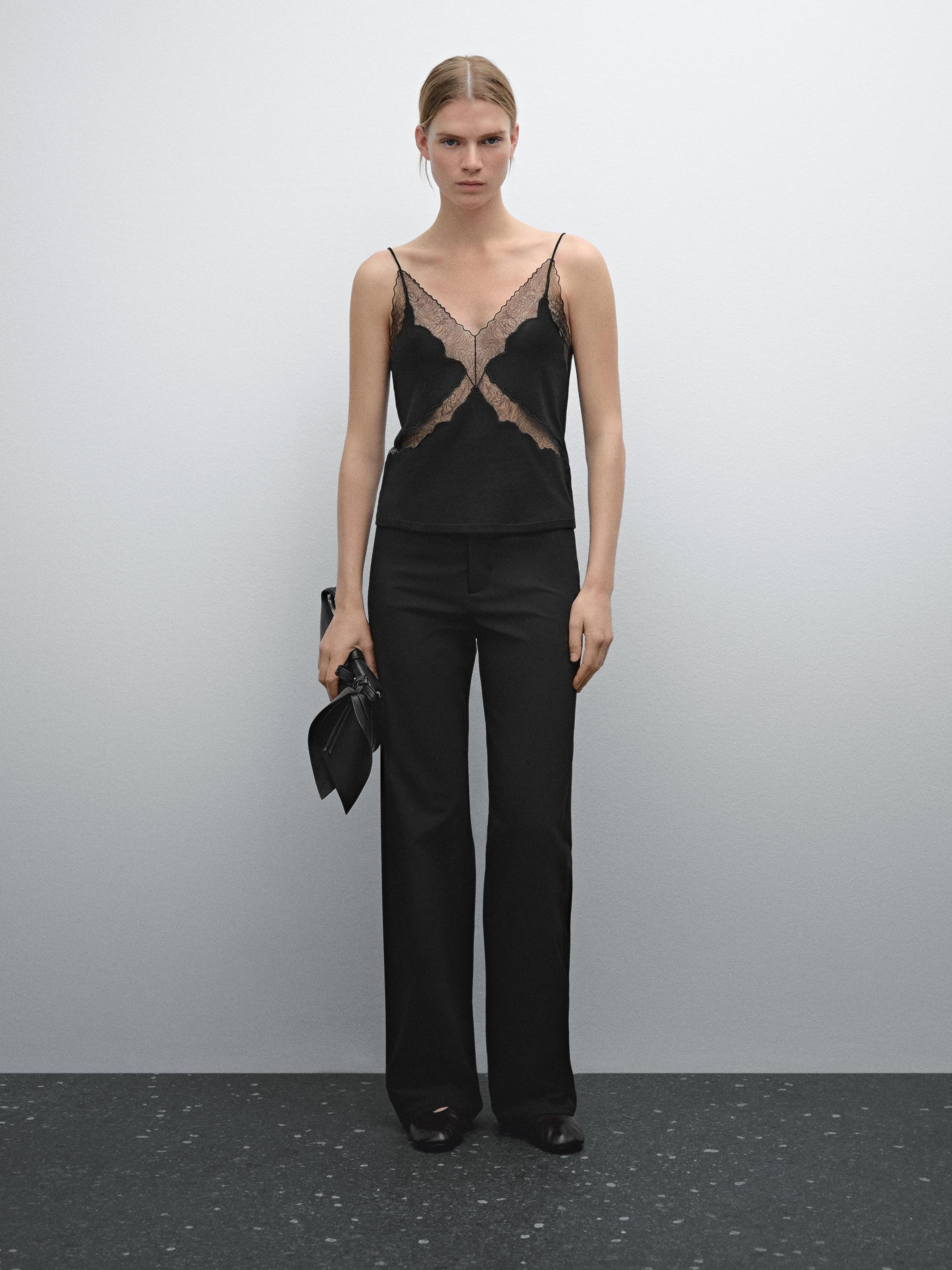 Eleganckie i proste topy damskie - Massimo Dutti