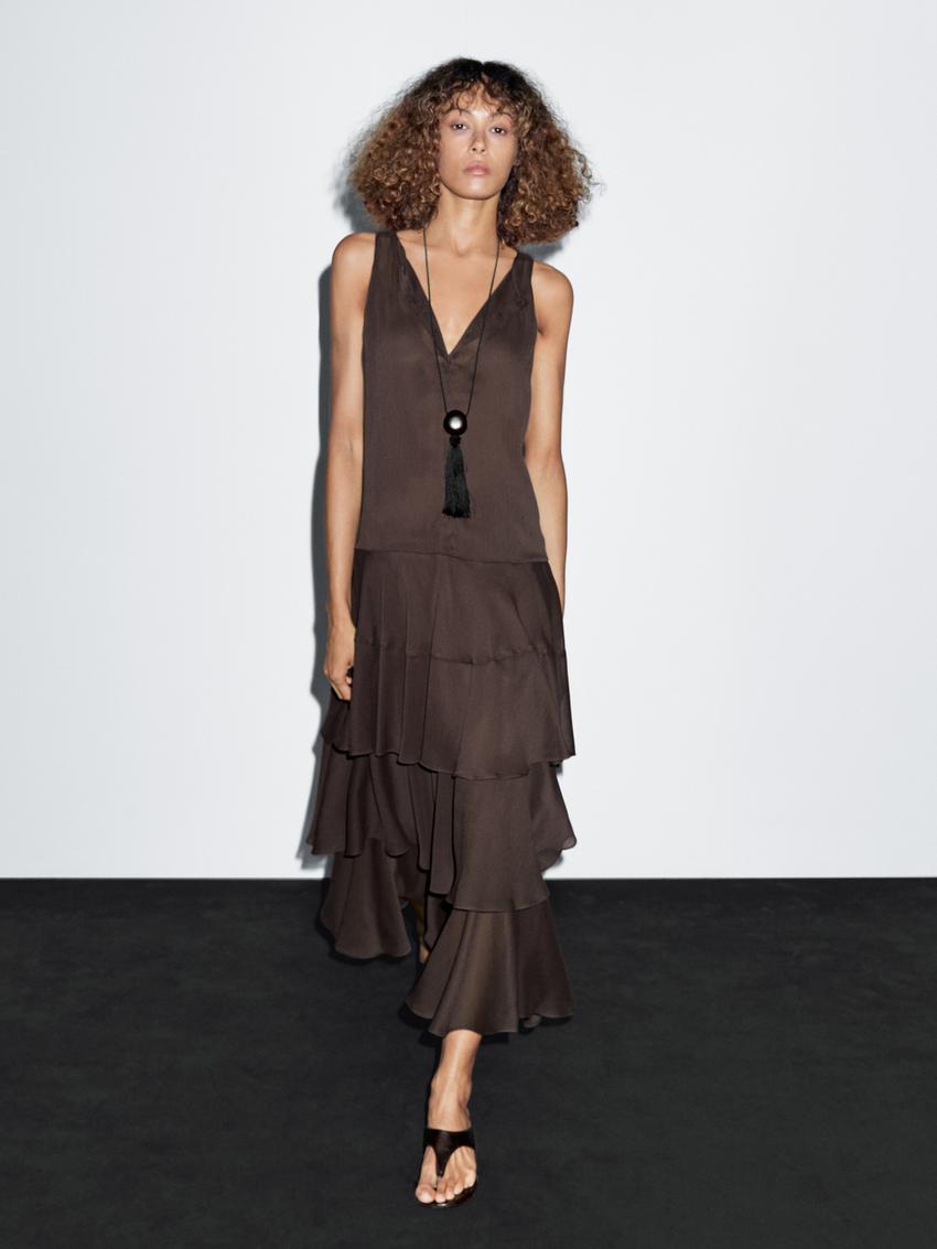 Women's Midi Dresses - Massimo Dutti - US