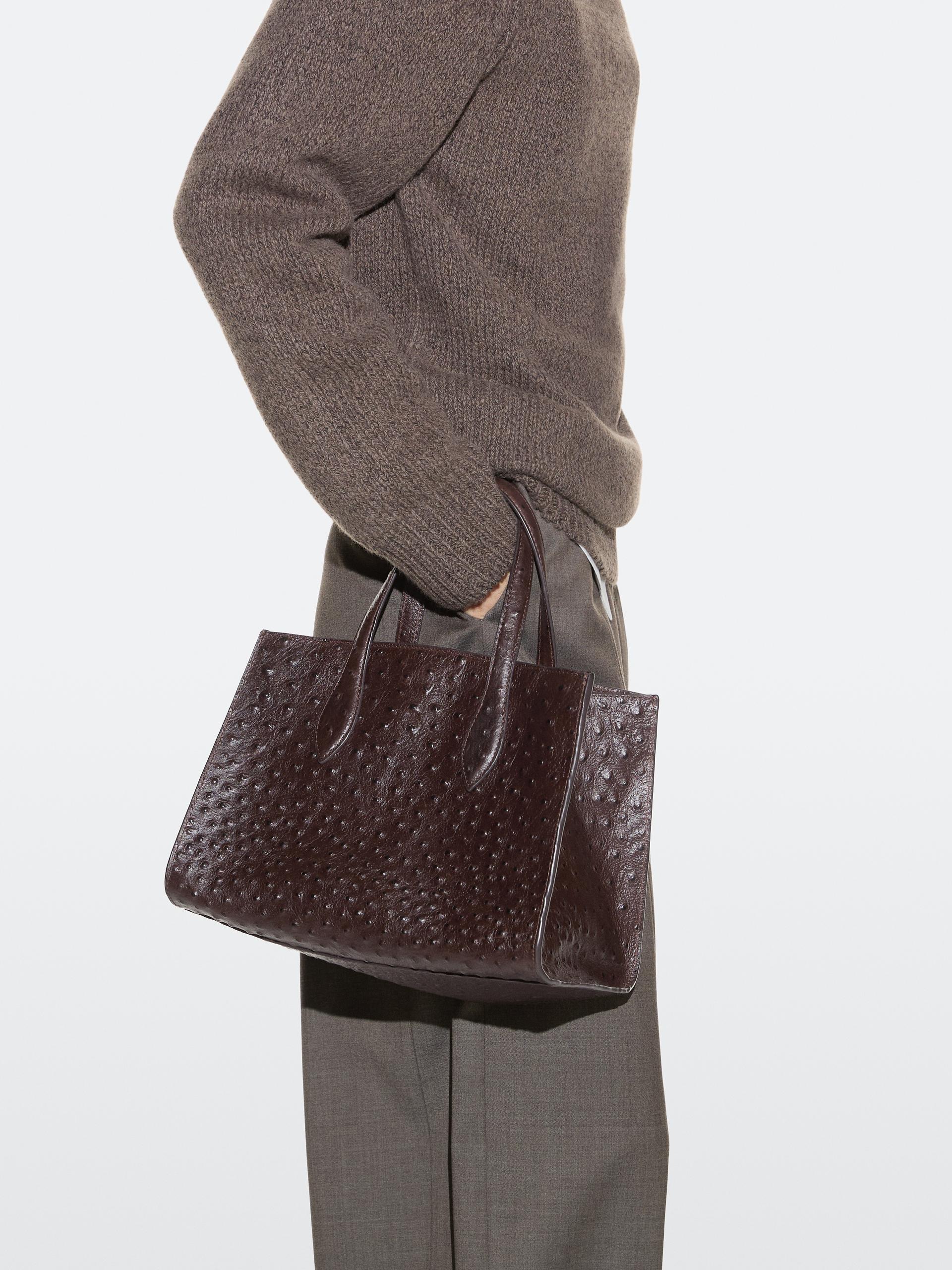 Textured leather mini MD ICON bag · Brown · Bagsâ Andâ Backpacks ...
