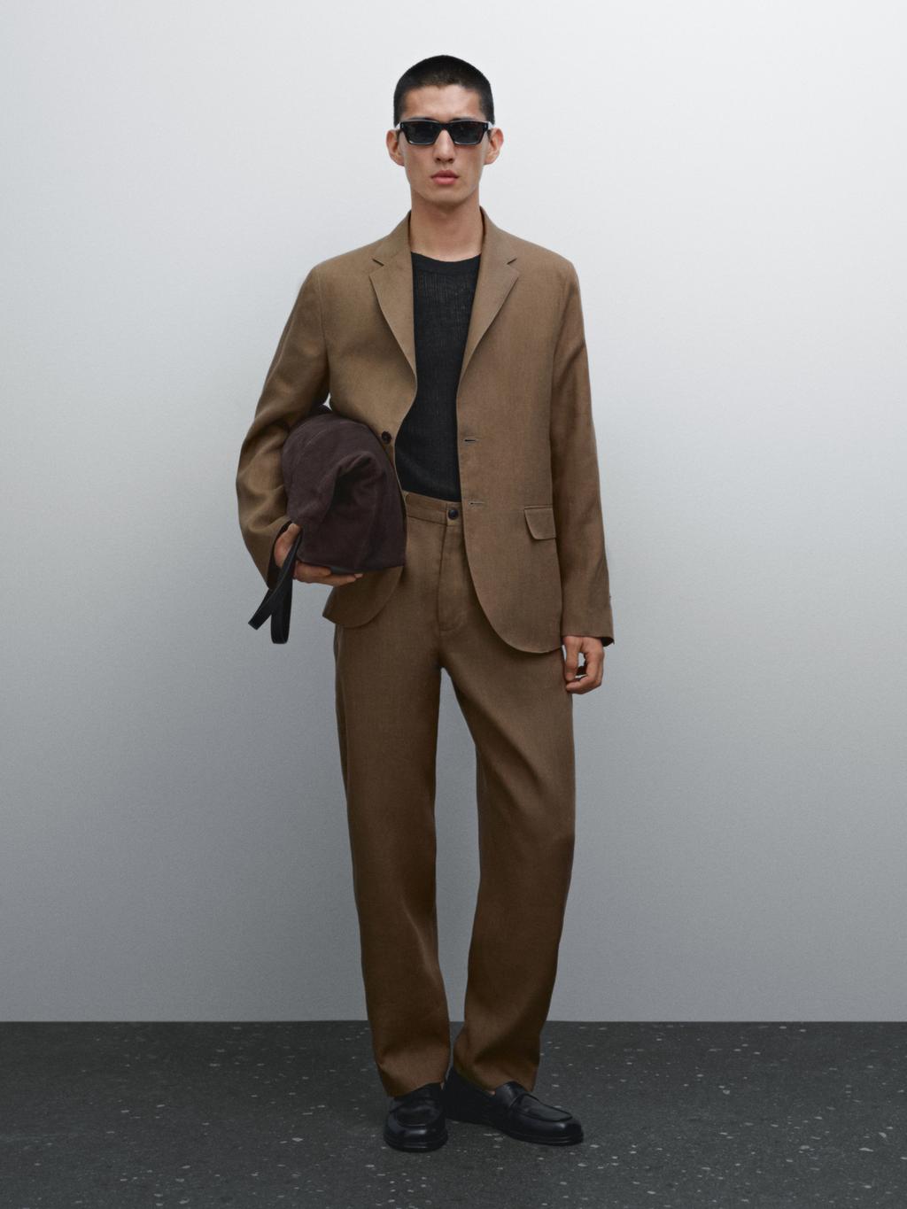 BROWN BLAZERS - Massimo Dutti - PT
