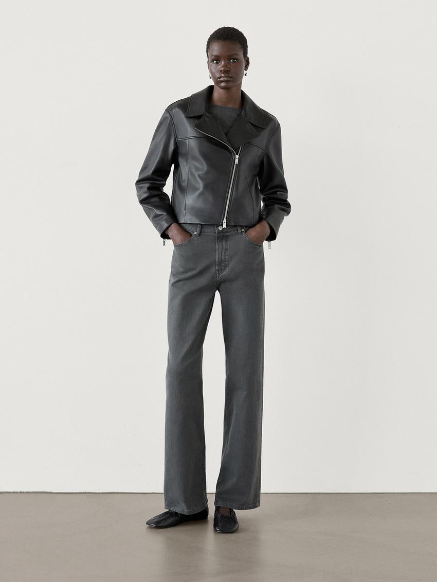 Women's Leather Jackets - Massimo Dutti - IN