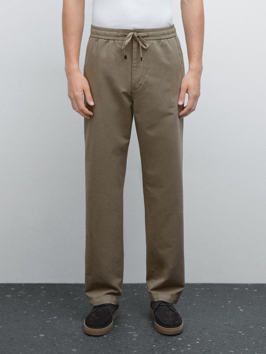 Pantalones jogger para hombre - Massimo Dutti - ES