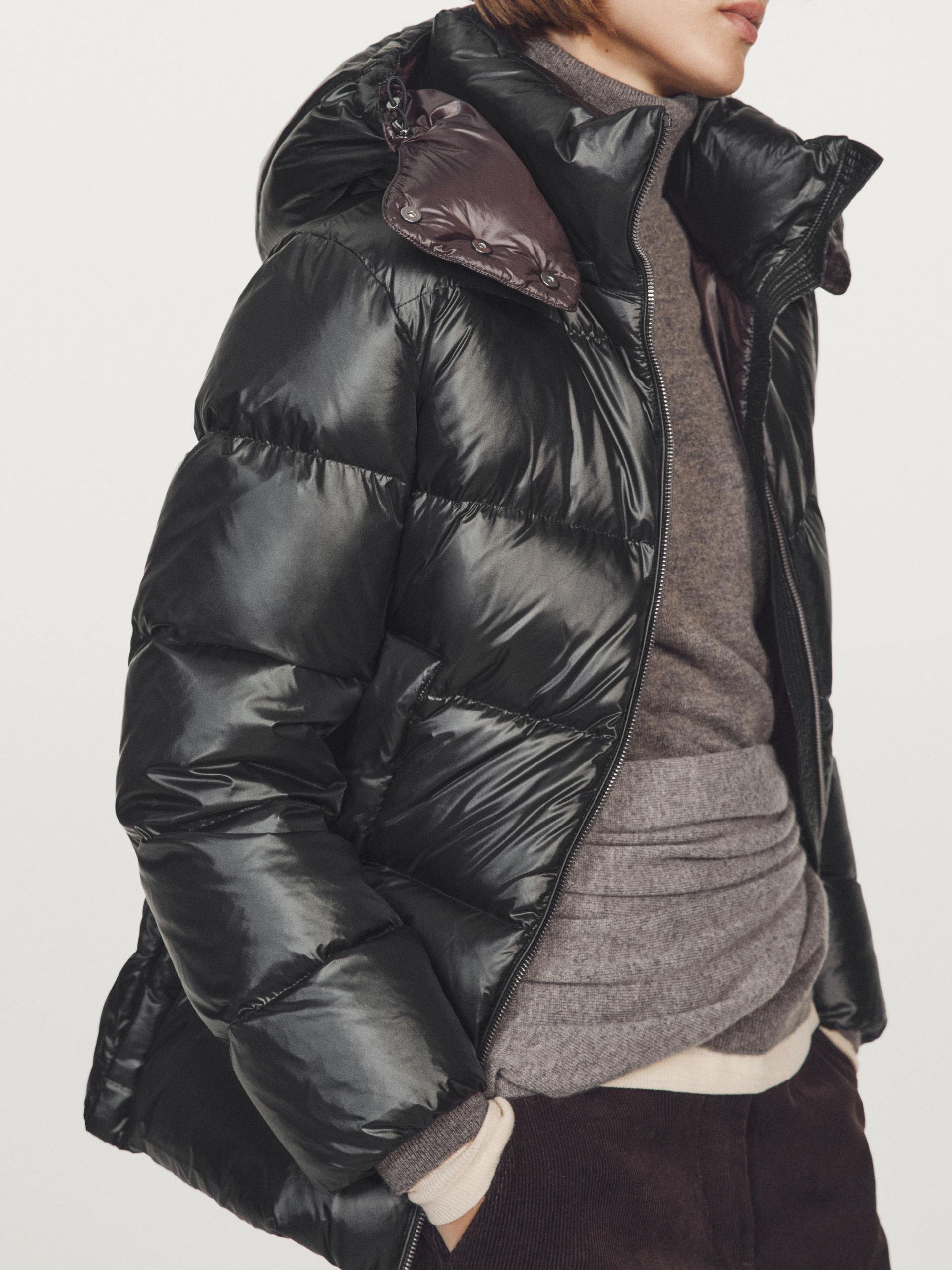 Xhaketë e shkurtër prej pambuku të papërshkueshëm · E Zezë · Coats And ...